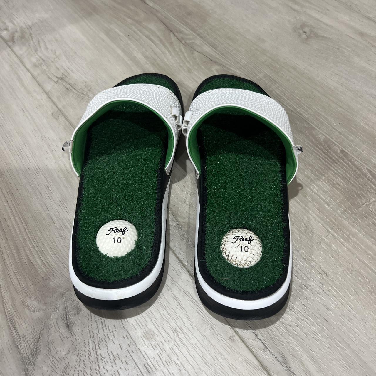 Reef mulligan golf slides size 10 - Depop