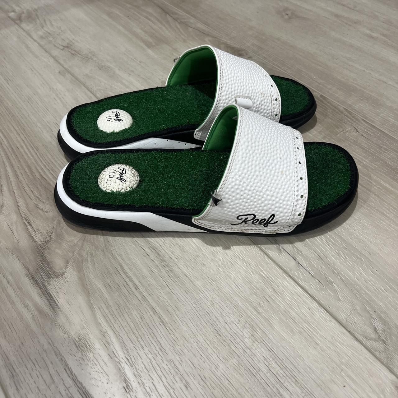 Reef mulligan golf slides size 10 - Depop