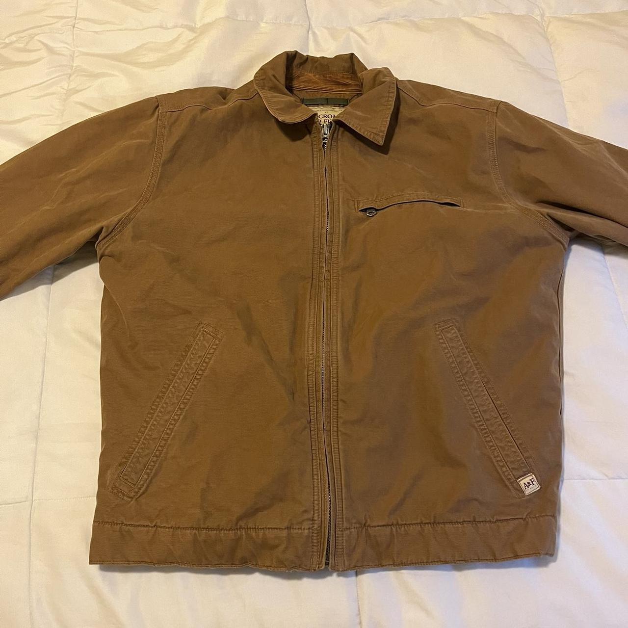 Medium Vintage Abercrombie and Fitch Workwear... - Depop