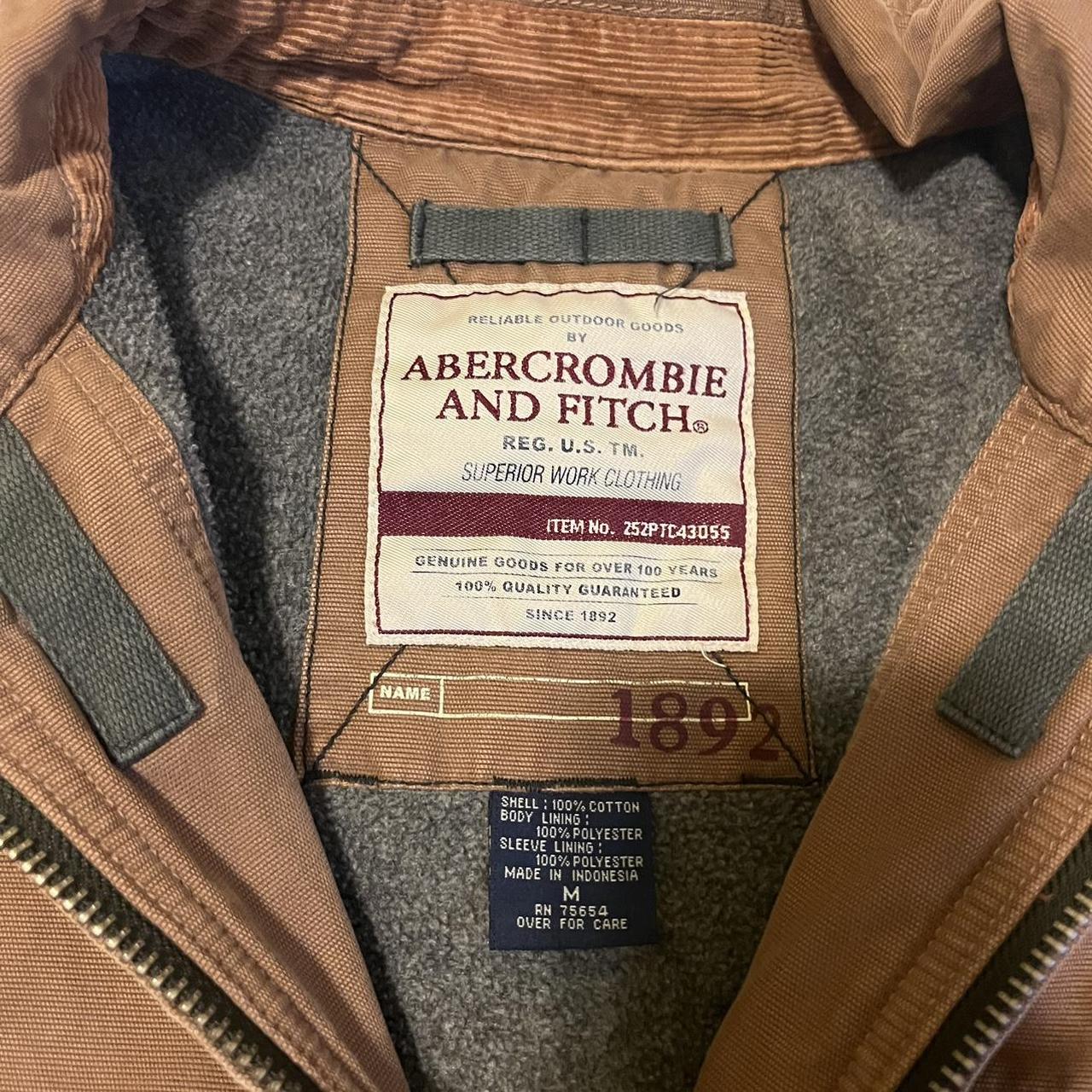 Medium Vintage Abercrombie and Fitch Workwear... - Depop