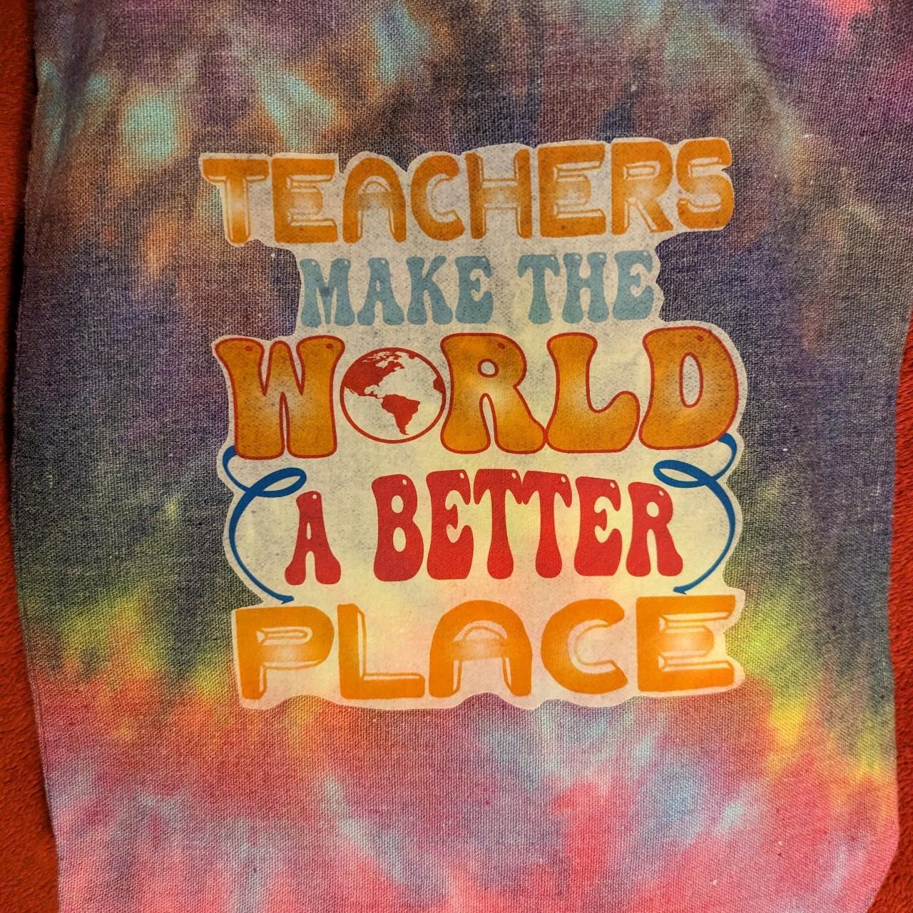 Canvas Custom Designed Teacher Tote Bags - Depop