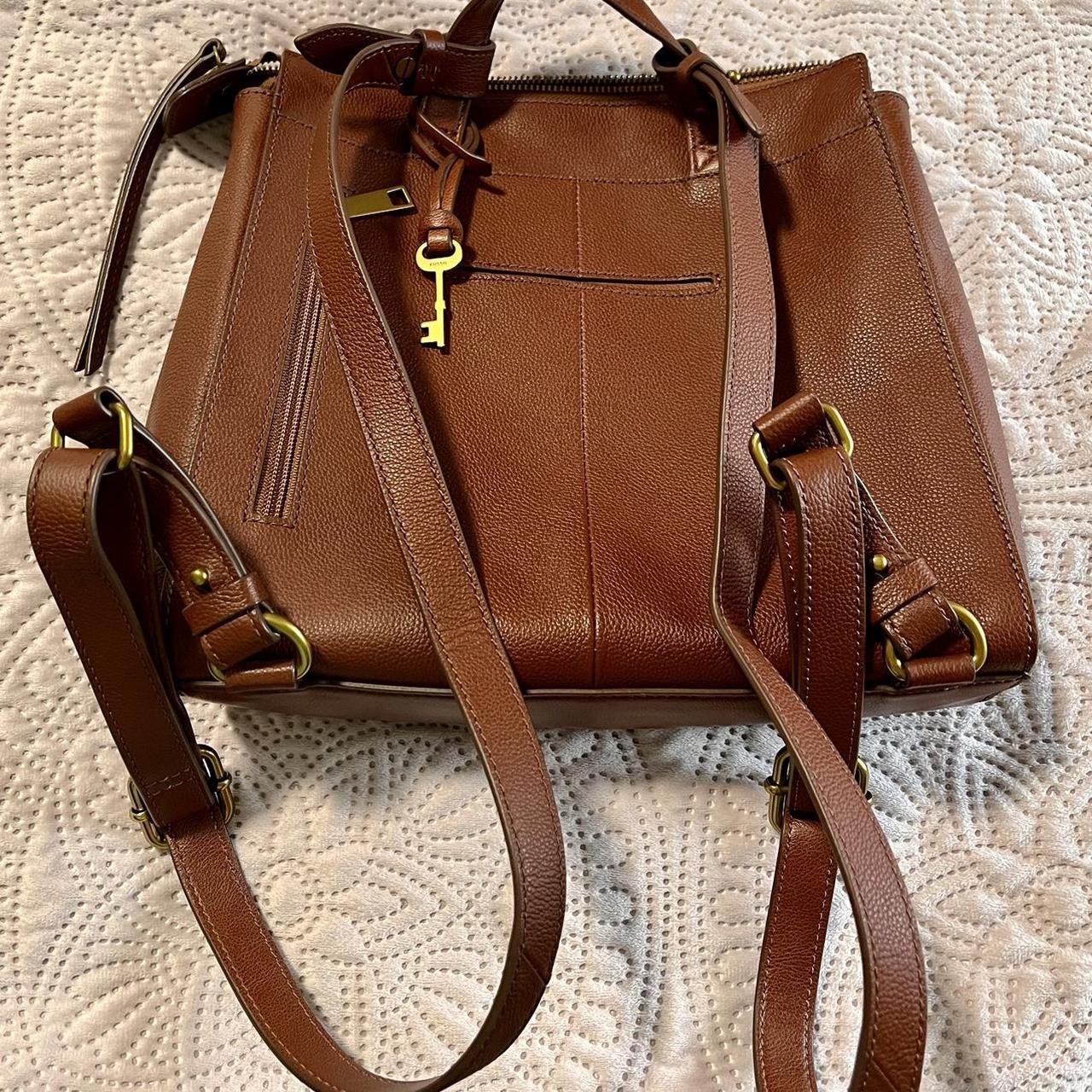 Fossil Elina Convertible Small Backpack - Depop