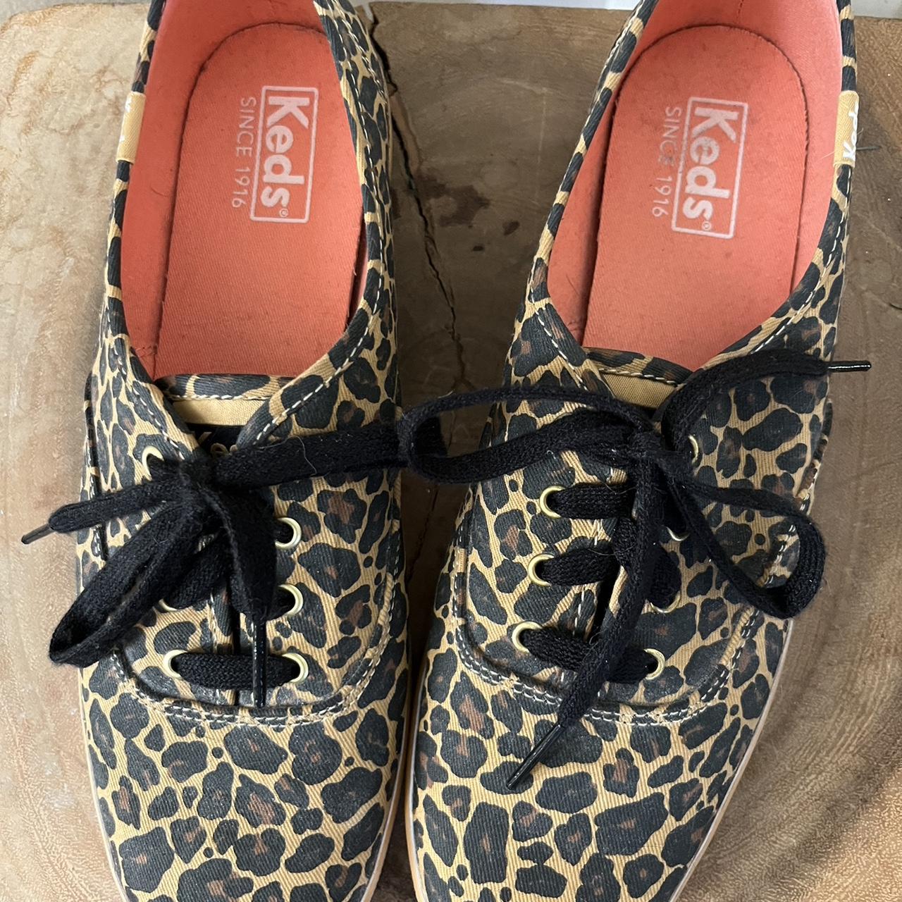 Leopard Print Keds! Casual Mob Wife Era esthetic 💋... - Depop