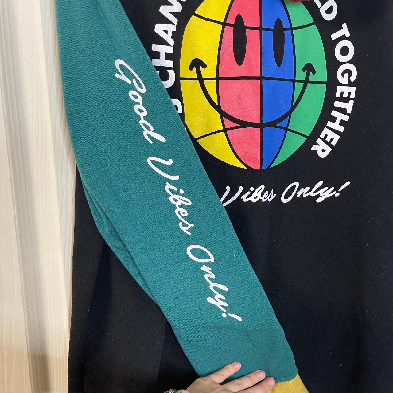 Good vibes only oversized hoodie - Depop