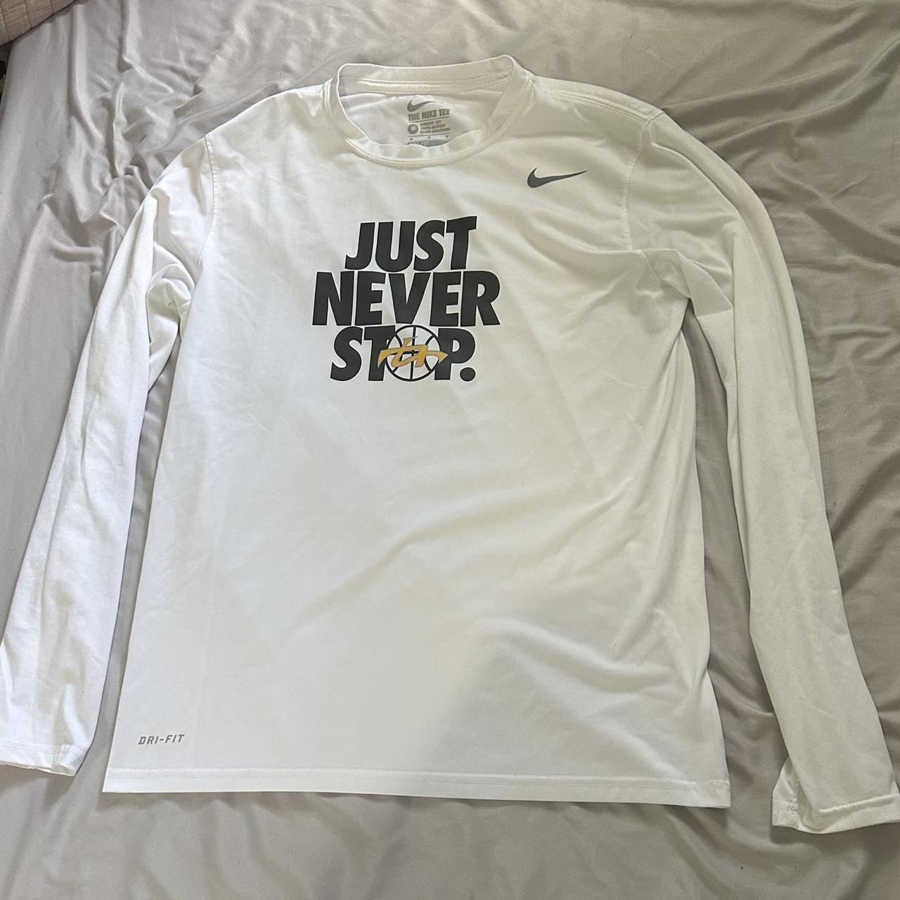 Nike Team Final Eybl long sleeve thin dry fit... - Depop