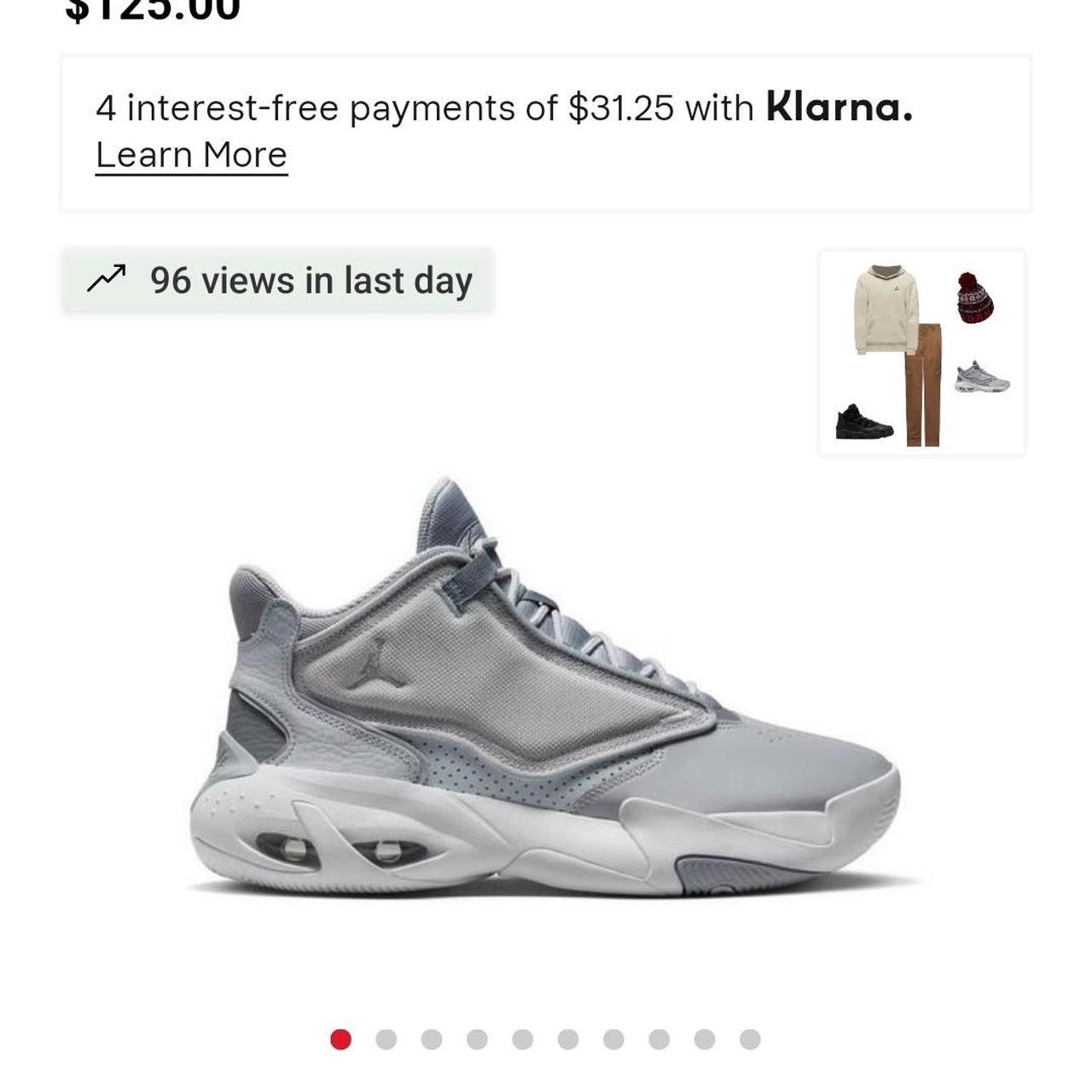 Jordan 4 max aura reg 125 size 12 men's - Depop