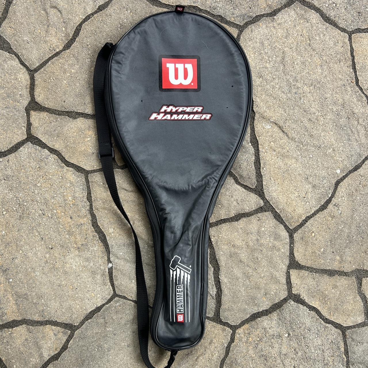 Vintage Wilson Hyper Hammer tennis racket carrying... - Depop
