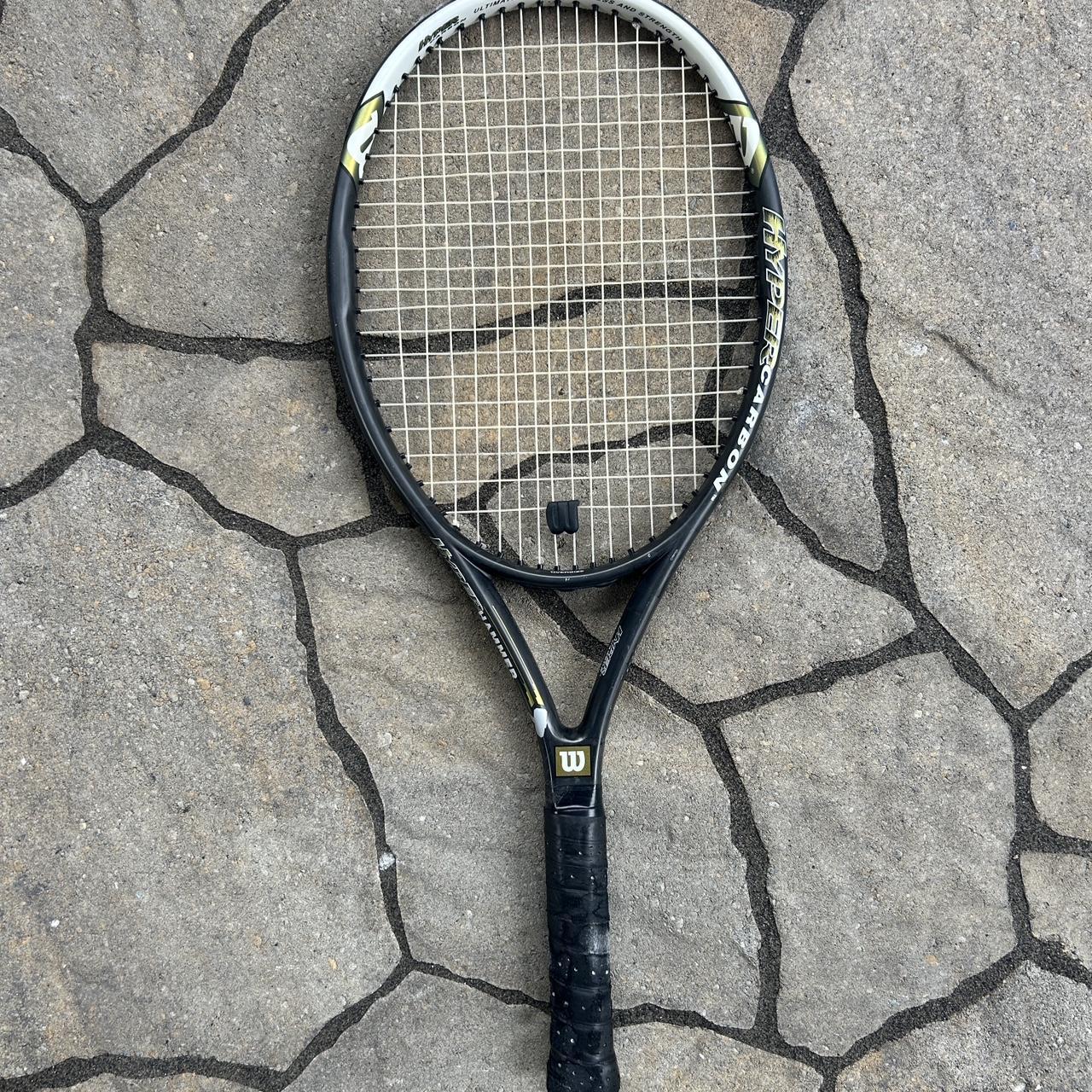 Vintage Wilson Hyper Hammer tennis racket carrying... - Depop