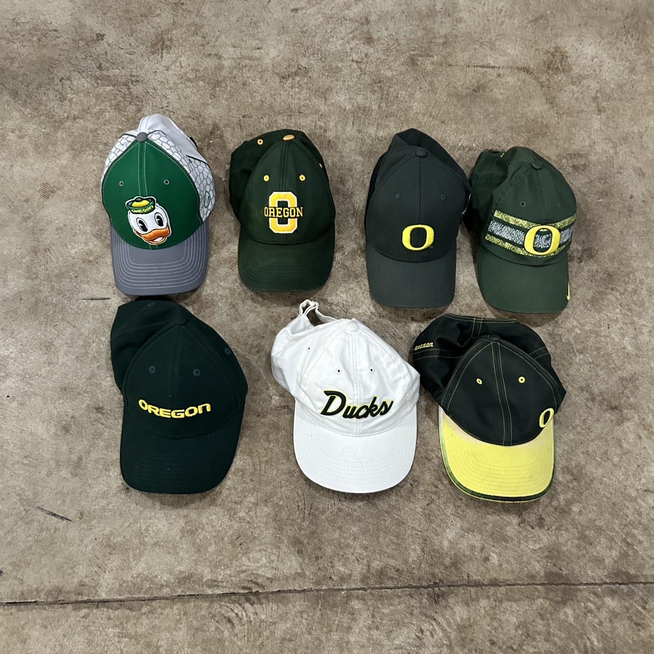 Oregon Ducks collection: 8 hats in black and green... | Depop