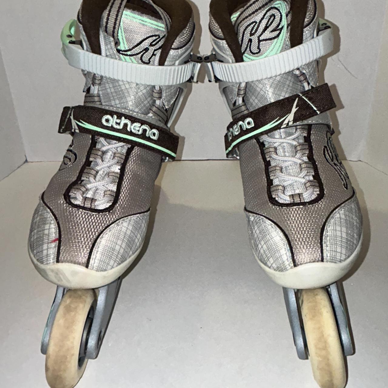 K2 Athena W Inline Skates Sz 8 Roller Blades T-Nine... - Depop