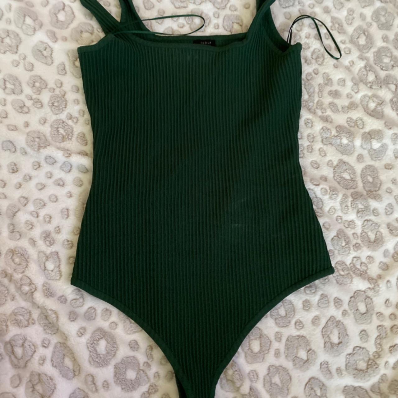 green bodysuit m/L - Depop