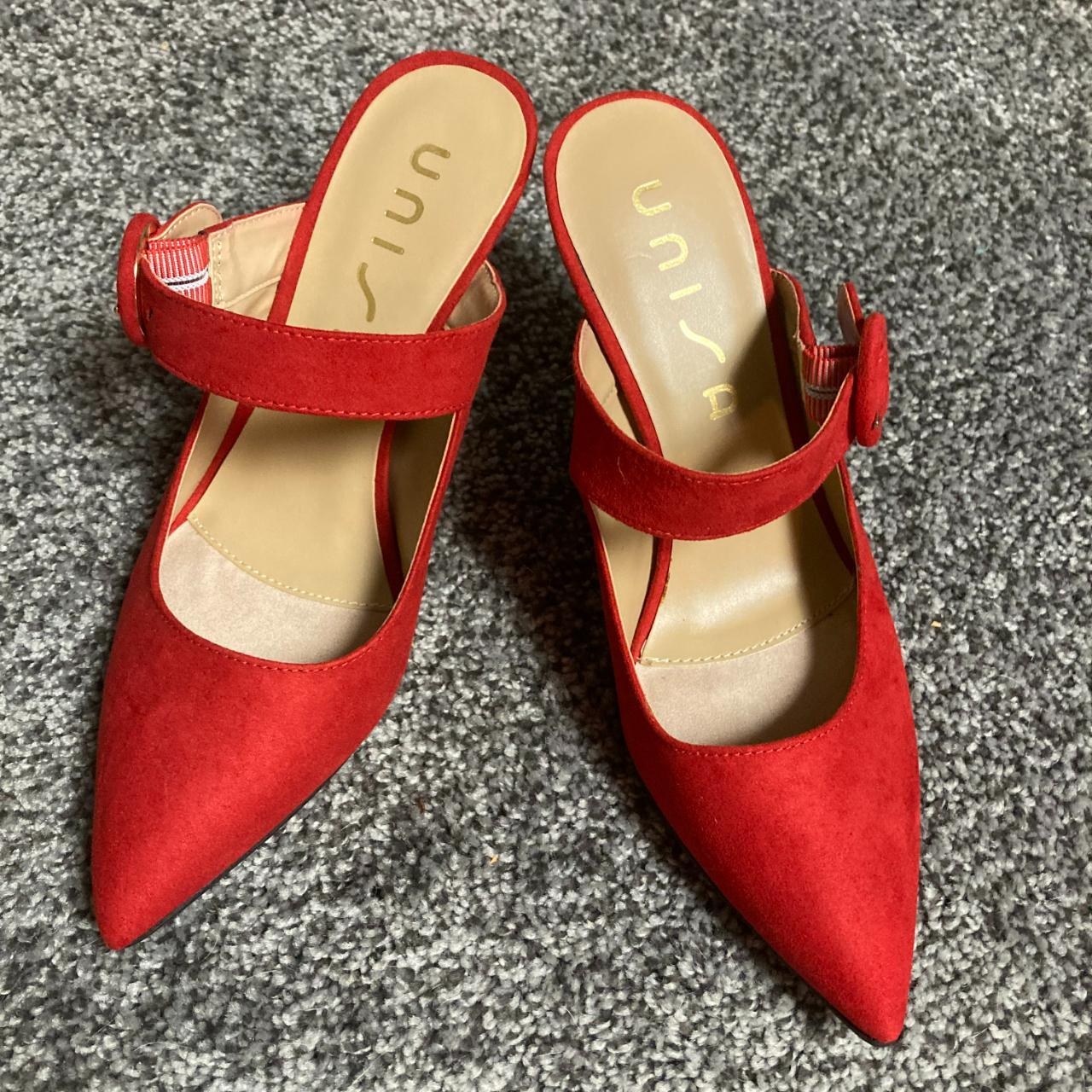 Unisa Red Pumps - New without tags Size 7 - Depop