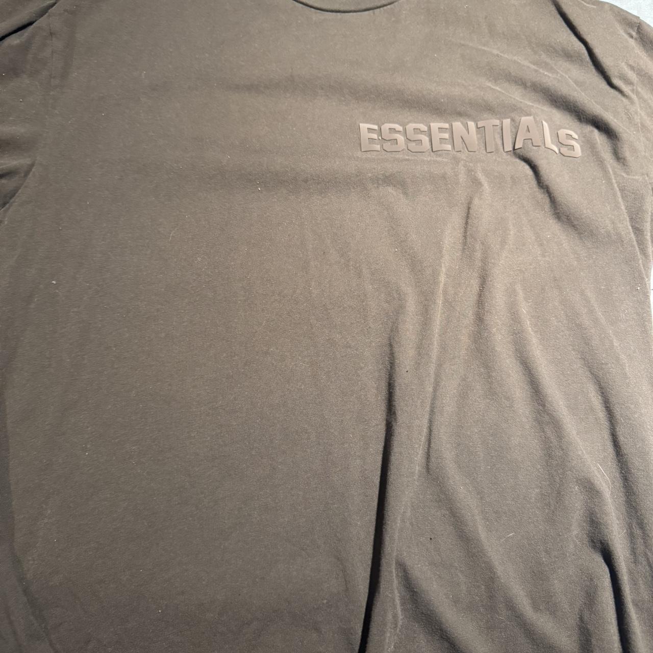 Essentials FOG fear of god in the off black colorway xl - Depop