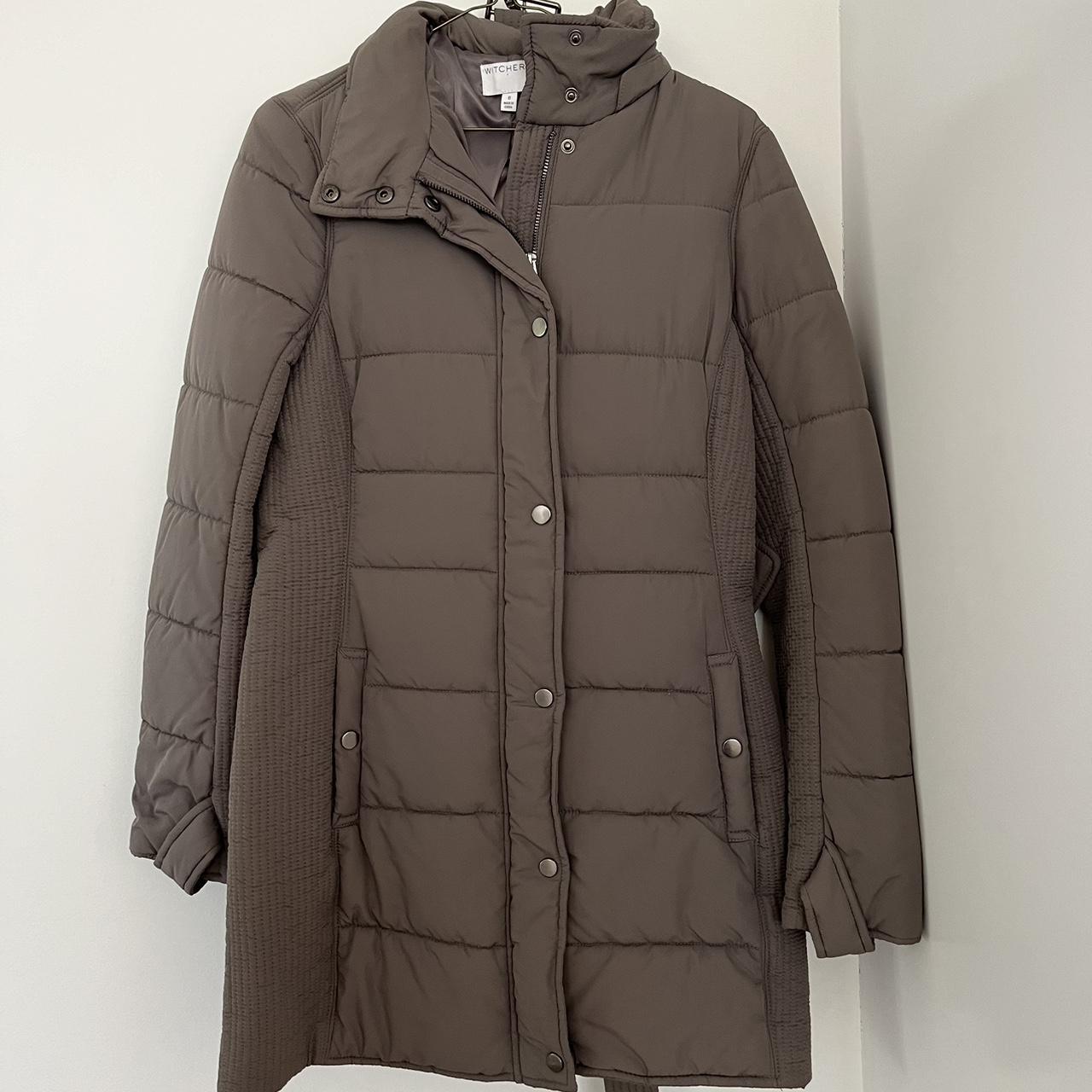 Witchery puffer jacket Comes with attachable hoodie... - Depop