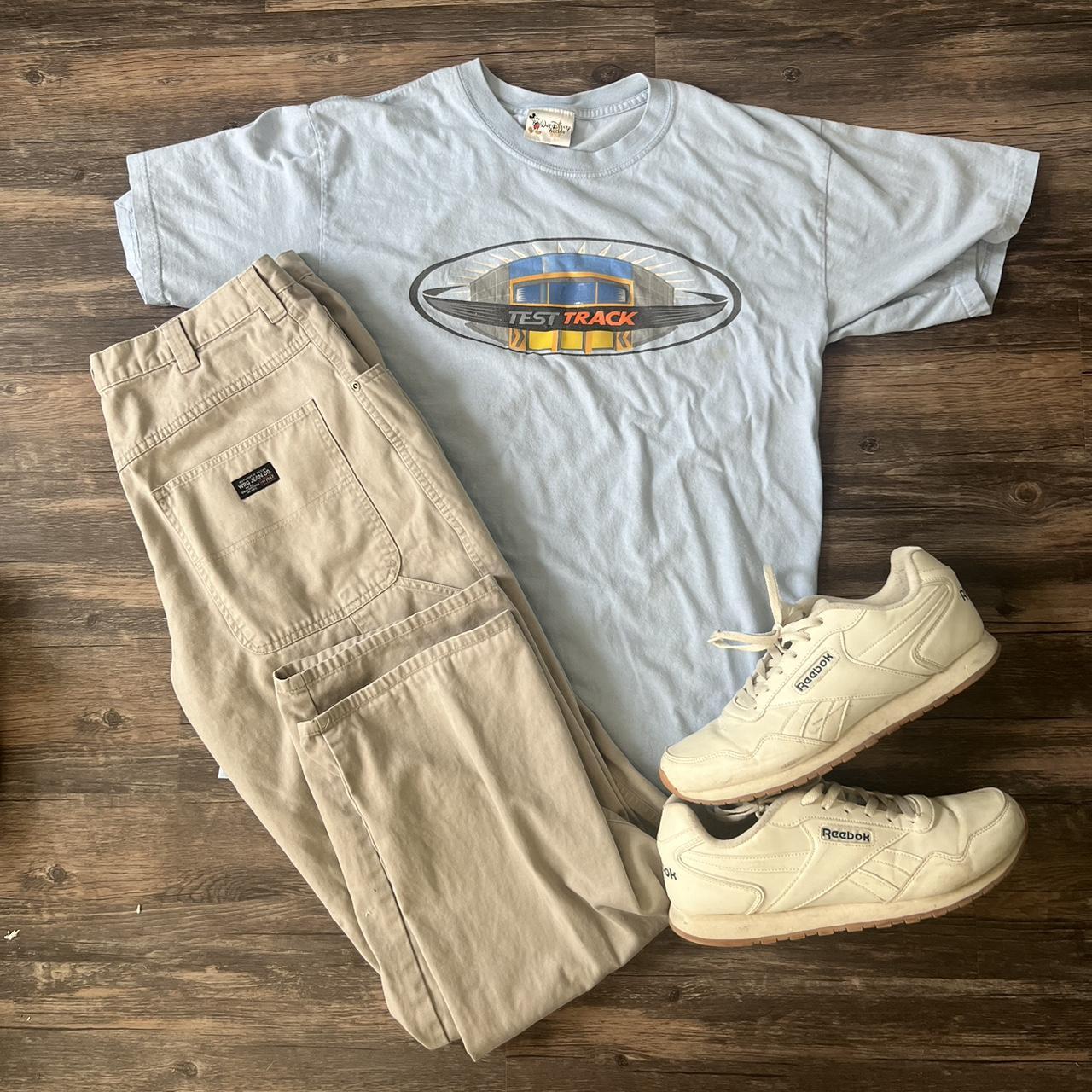 Vintage 2000’s Disney Test Track T-Shirt -Sized L... | Depop