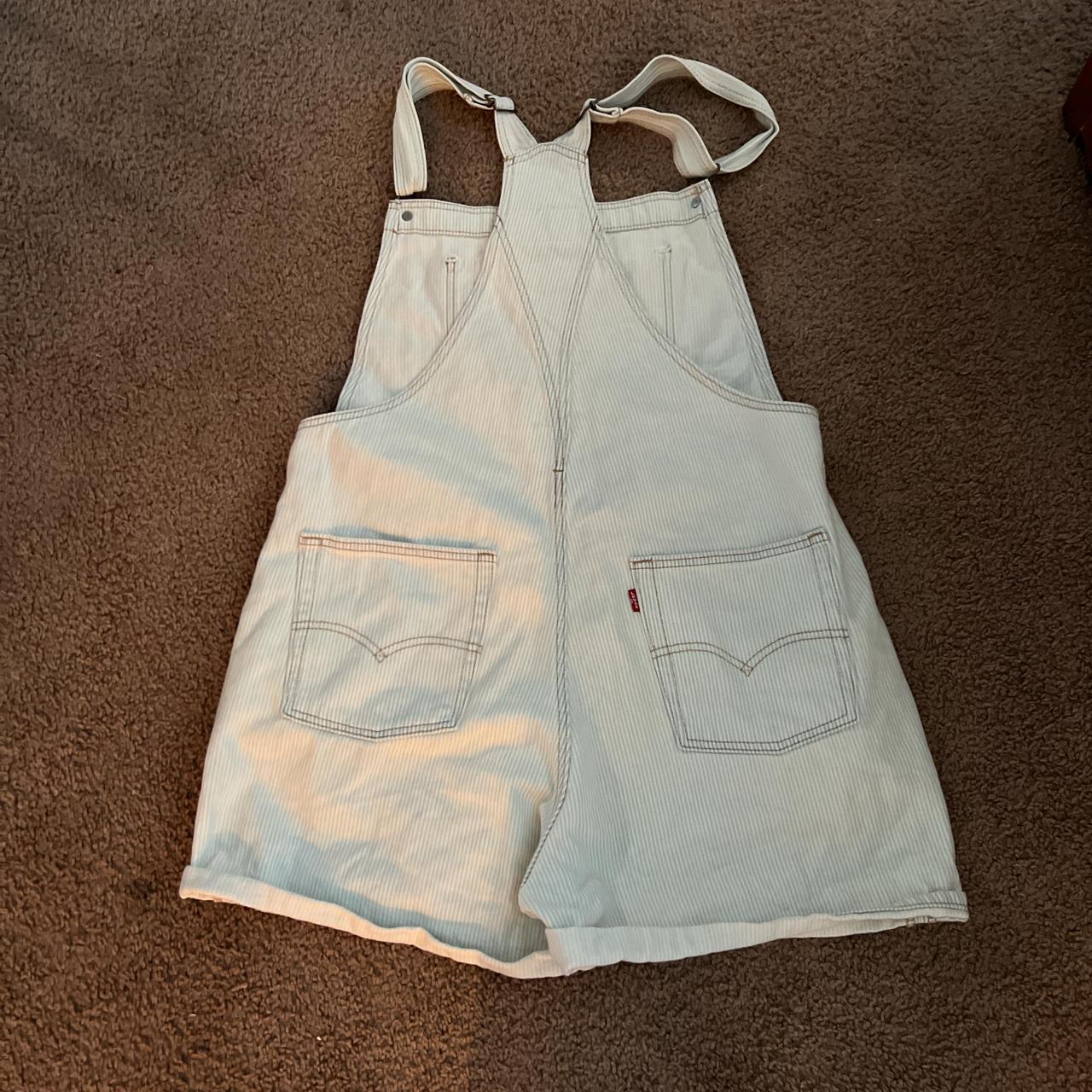 Levi short overalls special addition sale - Depop