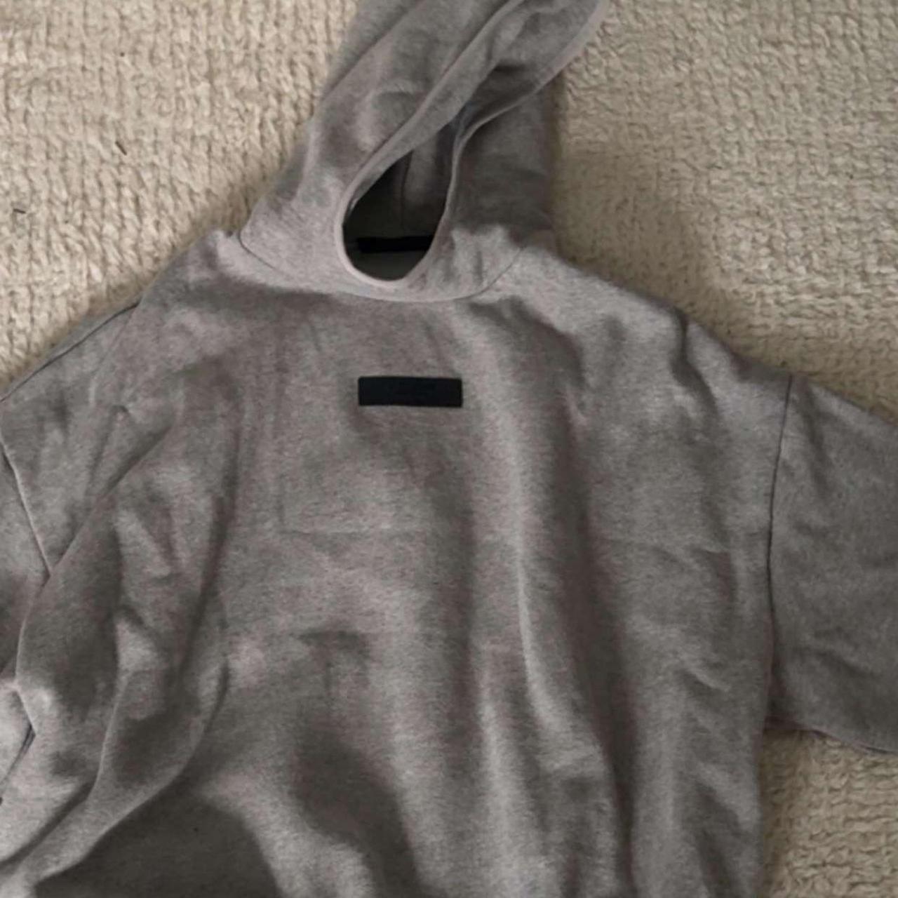 Essentials grey hoodie never worn size small RUNS... - Depop