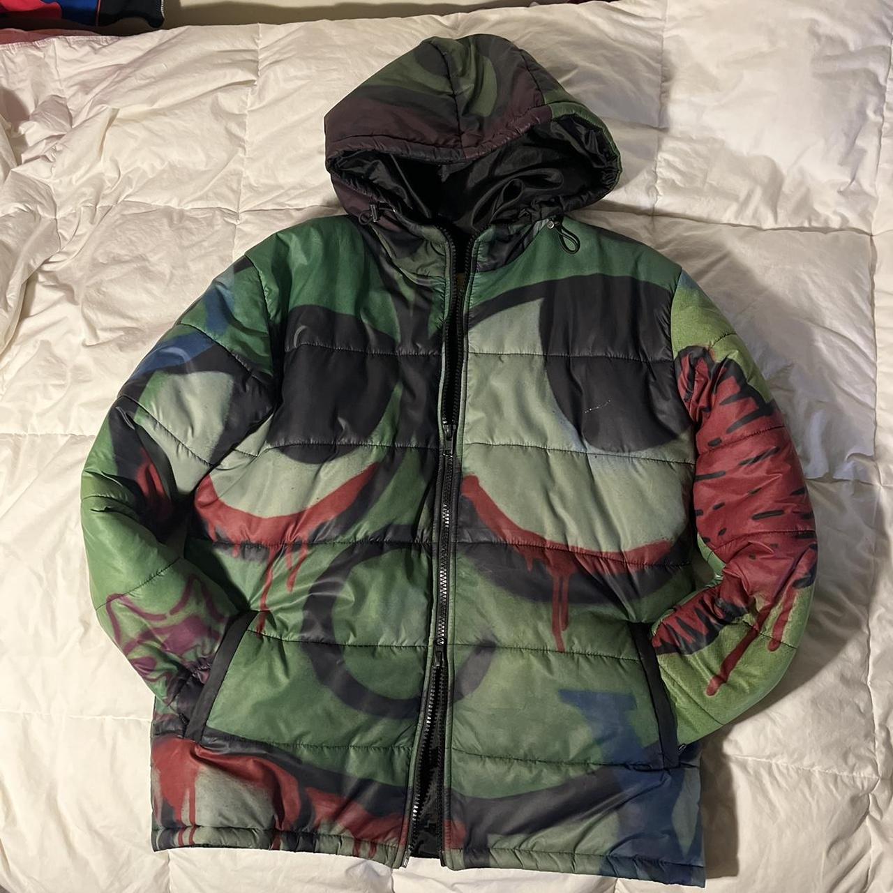 GloGang / Chief Keef puffer jacket Size med. really... - Depop