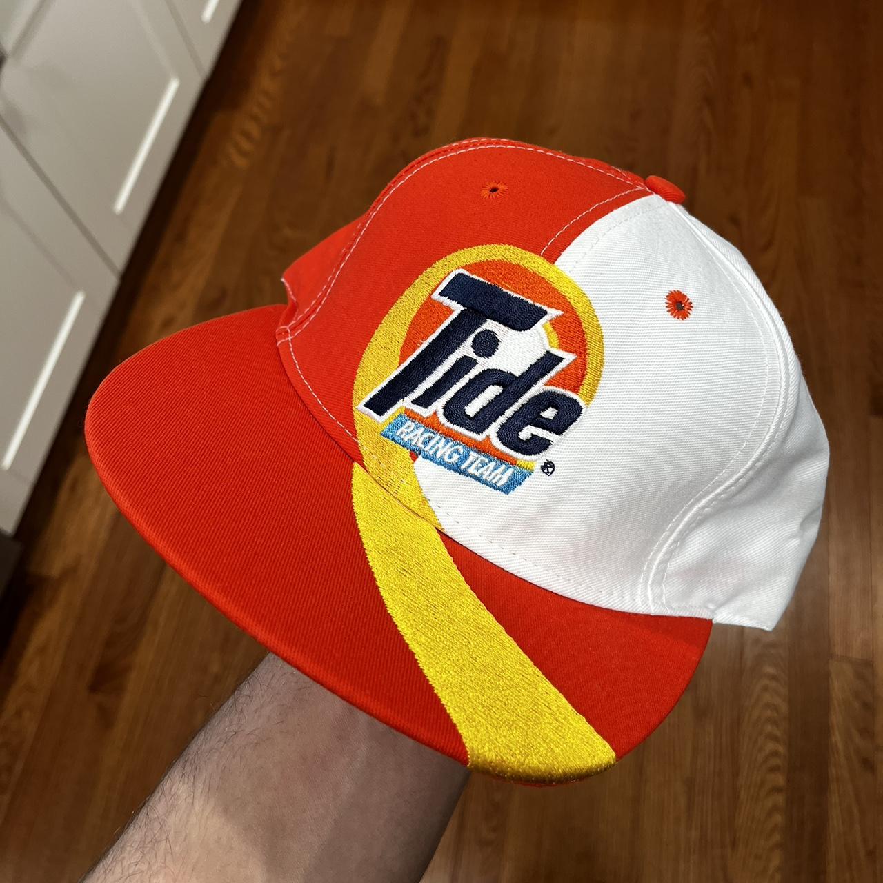 Vintage 90s Tide Racing Team snapback hat... | Depop