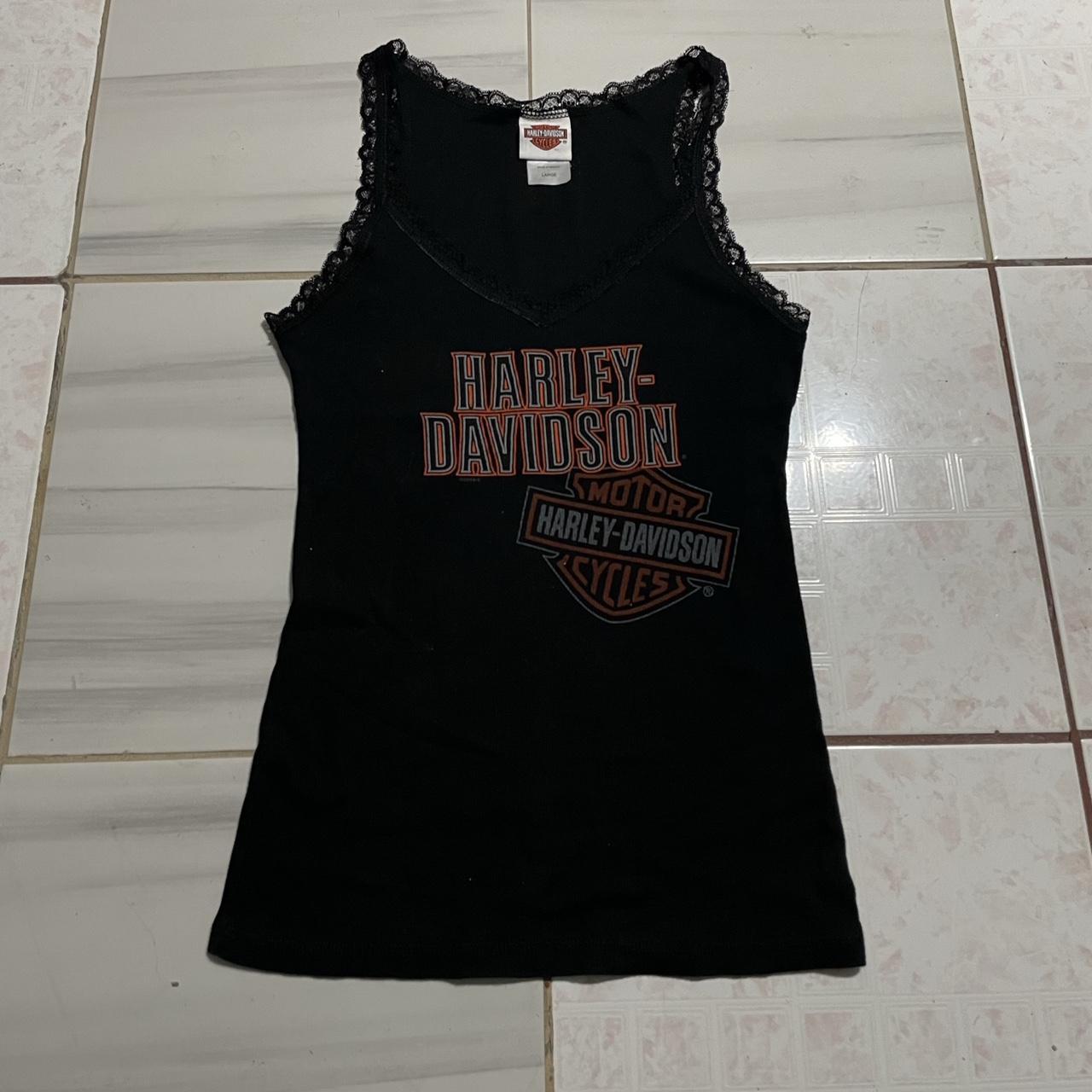 Women’s Harley tank top Early 00’s Size large... - Depop