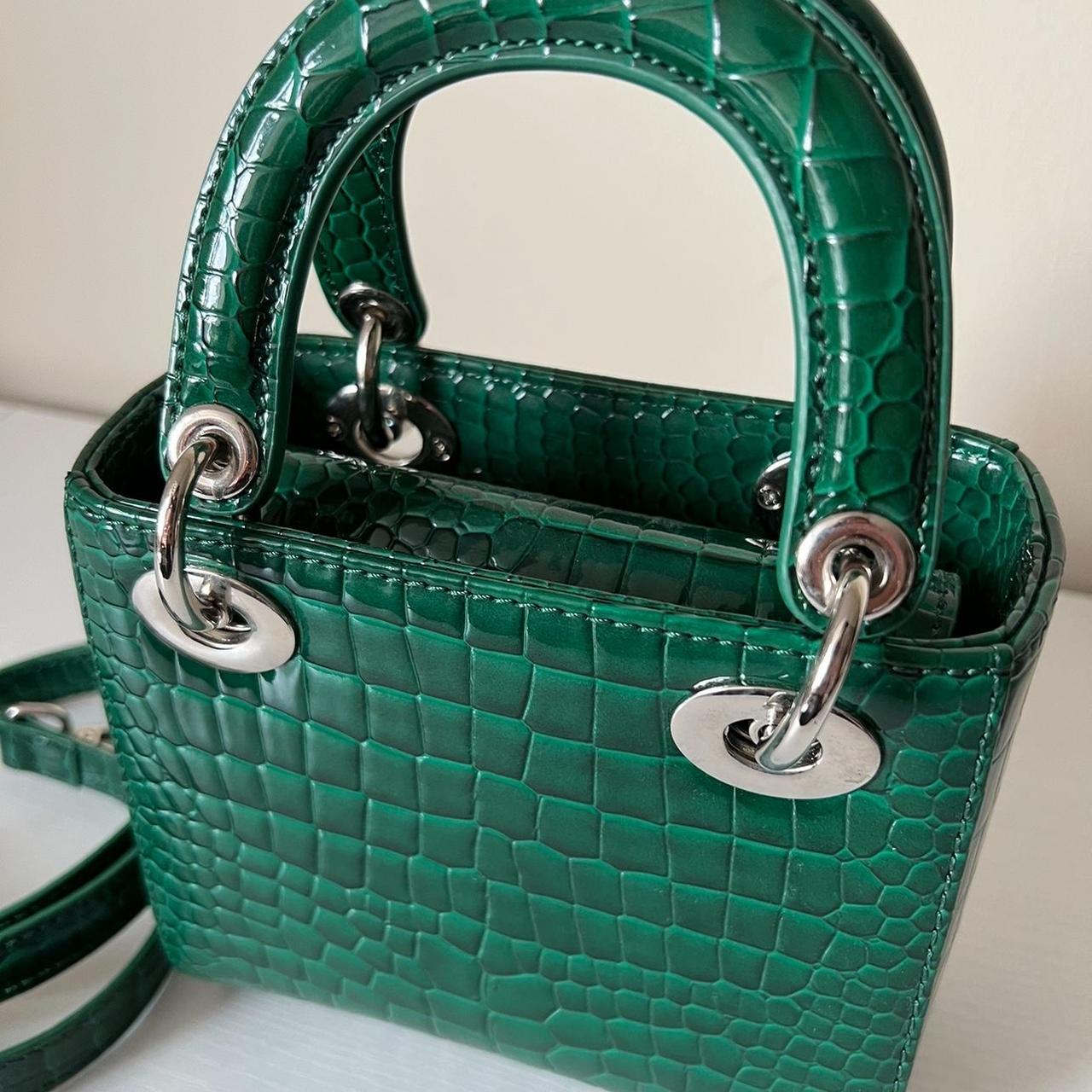 Small green purse with adjustable strap. #purse... - Depop