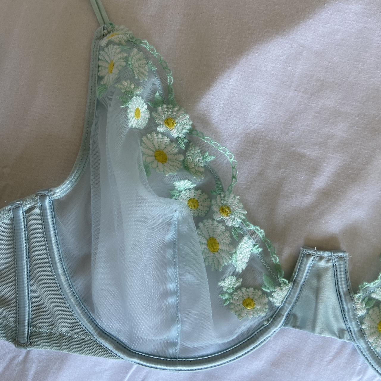 ASOS Design Women's Blue Bra | Depop