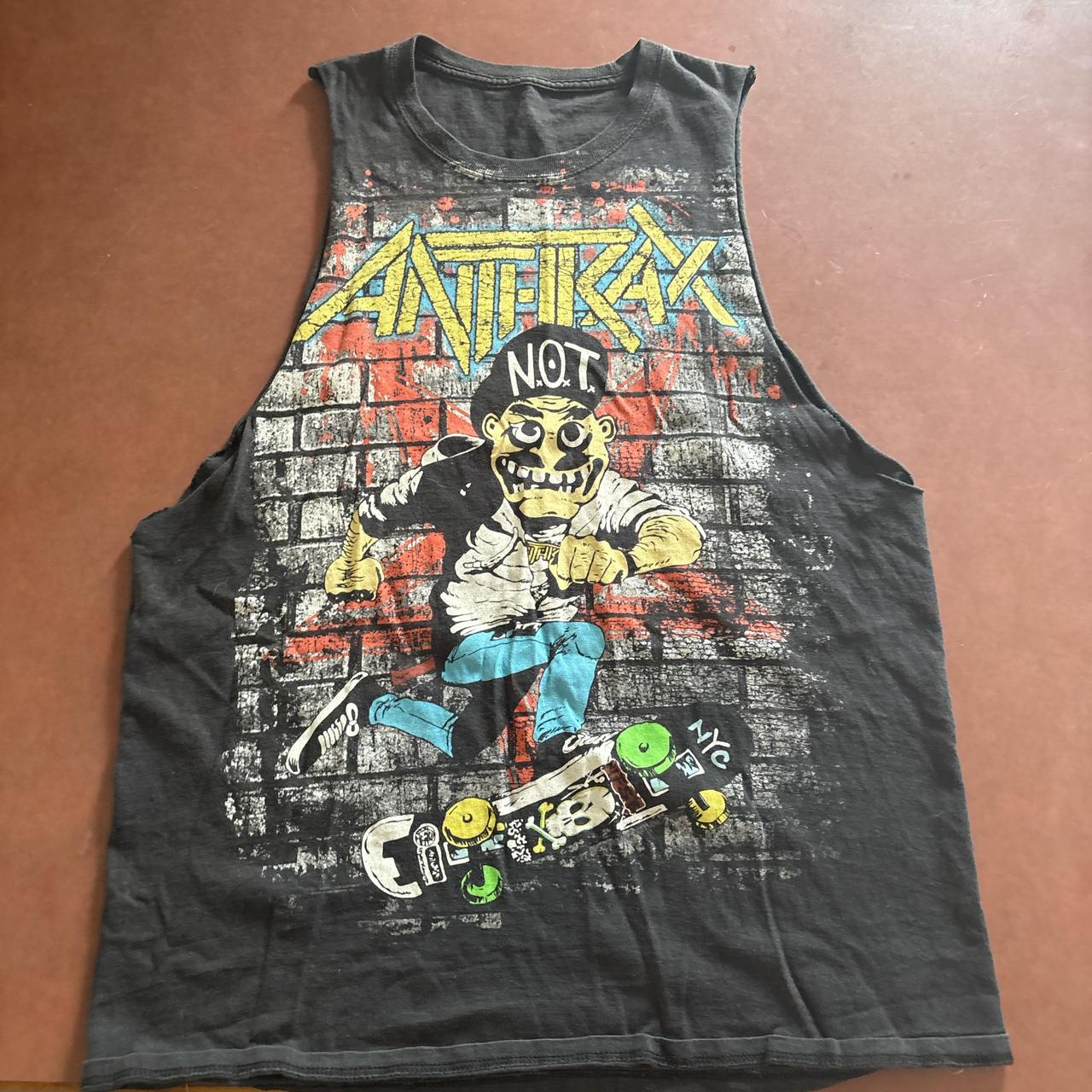 Mid 2000’s anthrax not man cut off. No holes nature... | Depop