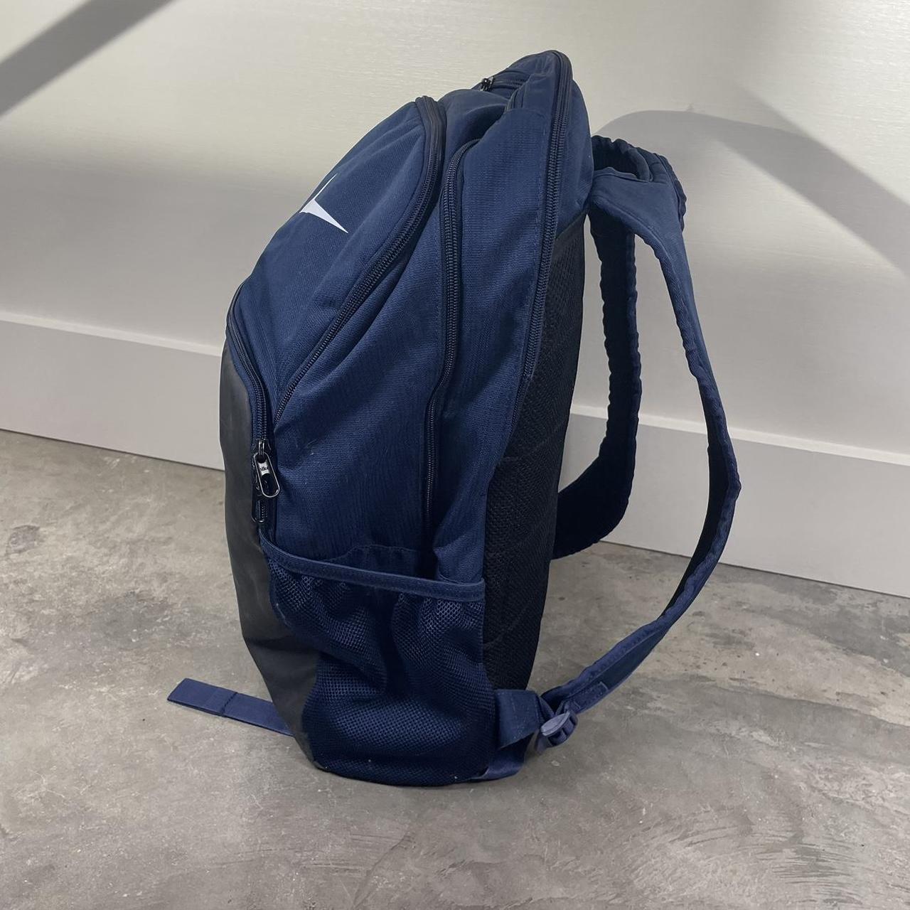 Nike Navy Blue Basketball School Sports Backpack Bag - Depop