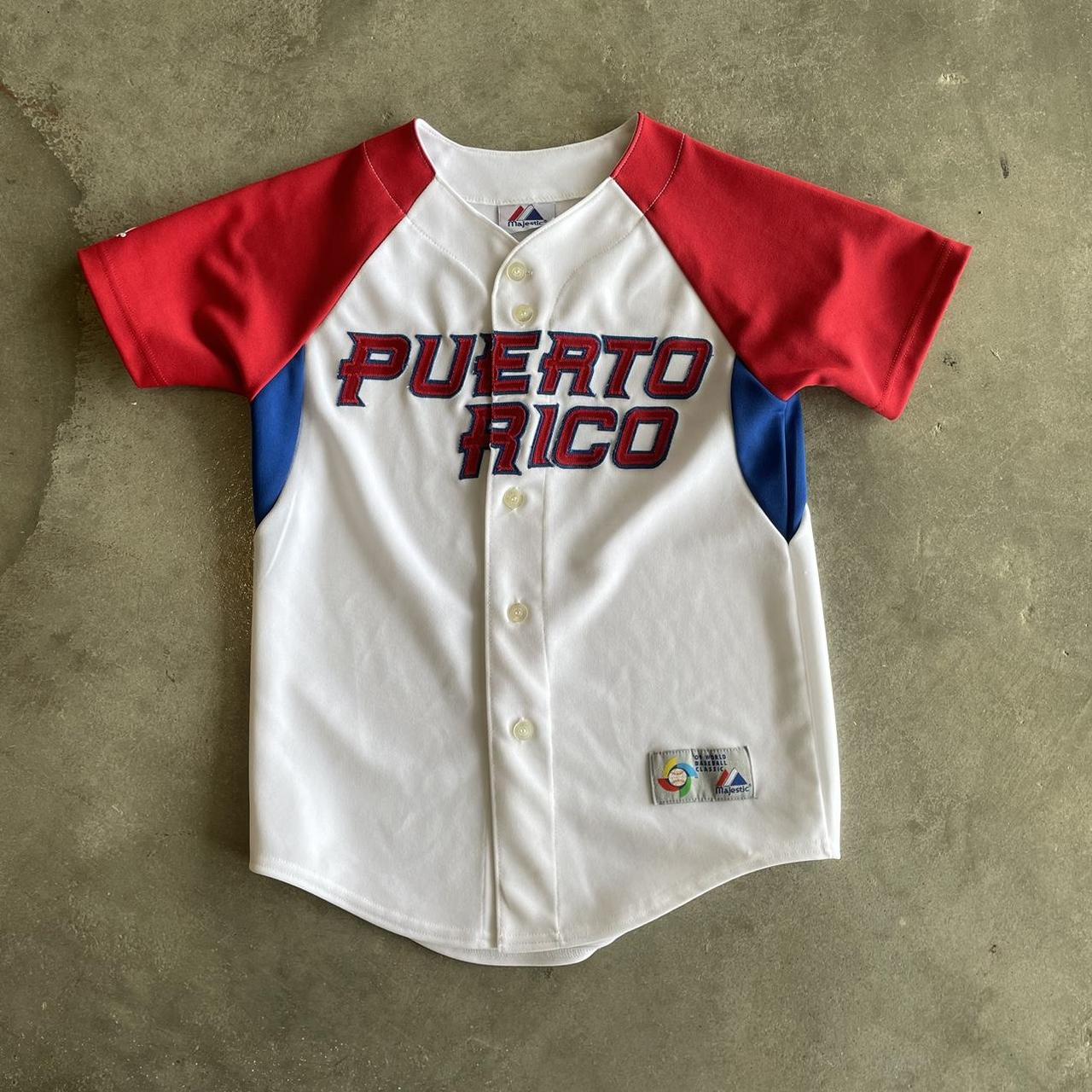 Youth Small/Medium Puerto Rico 2009 Vintage Baseball... - Depop