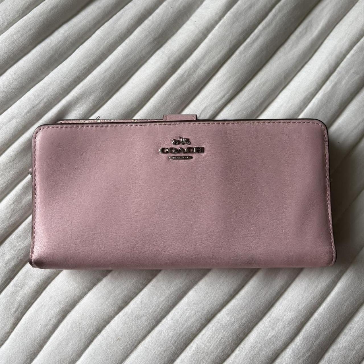 Pink Coach Wallet very loved | Depop