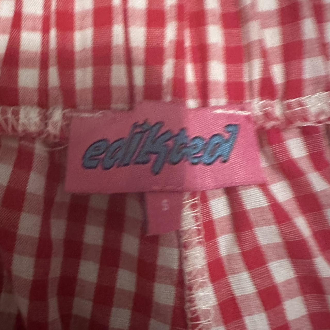 edikted red plaid shorts NWOT | Depop