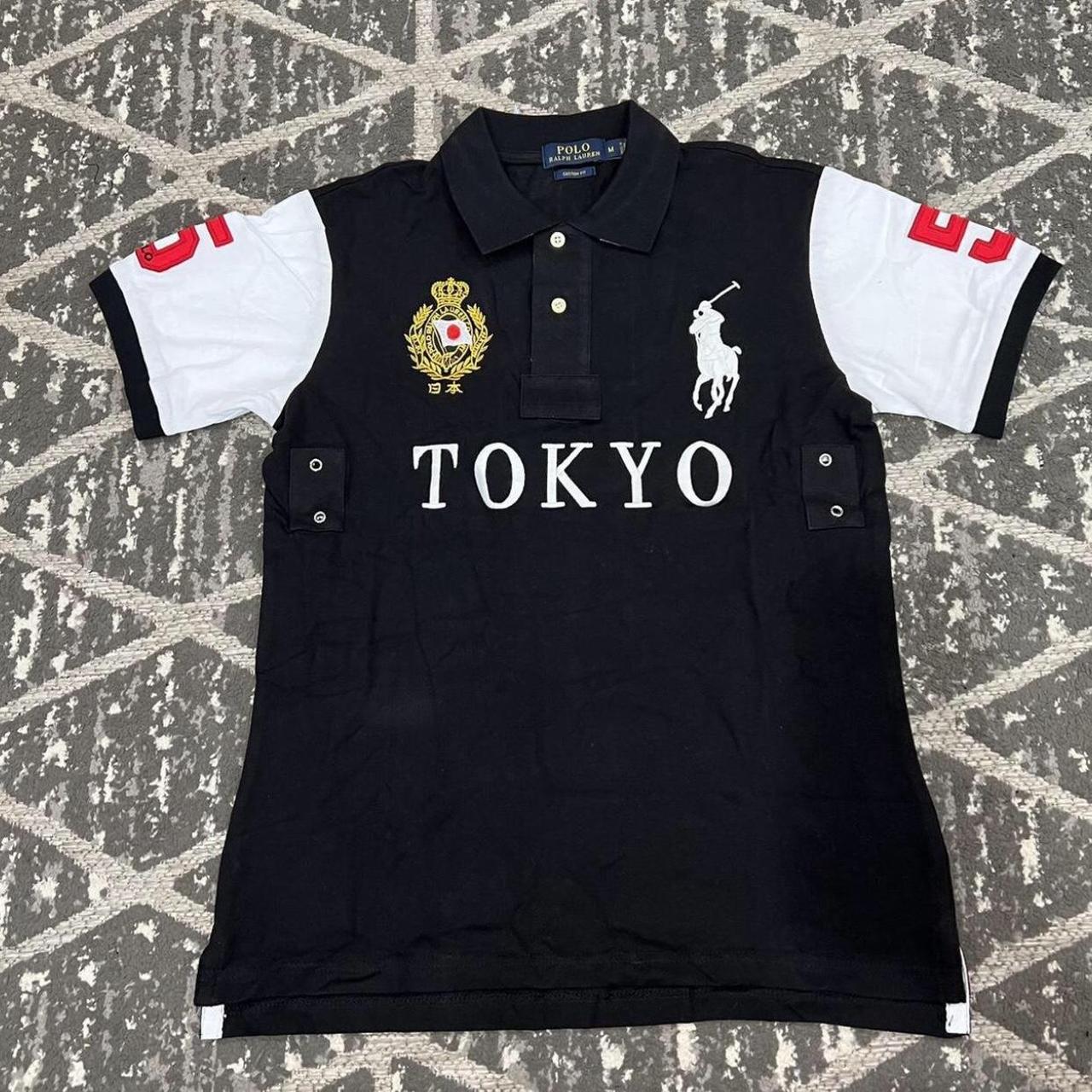 Tokyo Big Pony Polo Hard af polo sick embroidery... - Depop