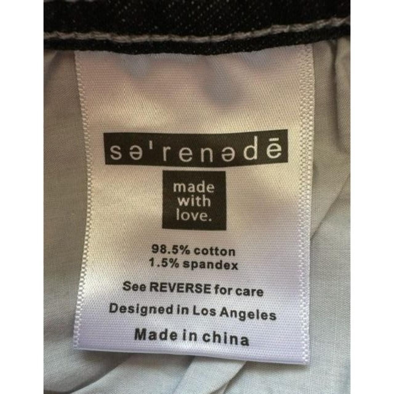 Serenede men’s black paint splash denim shorts size... | Depop