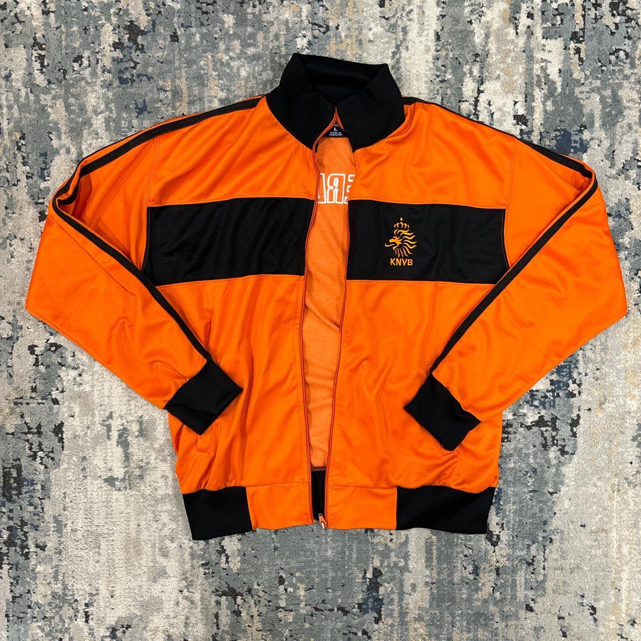 Netherlands national team (soccer jacket) Orange &... - Depop