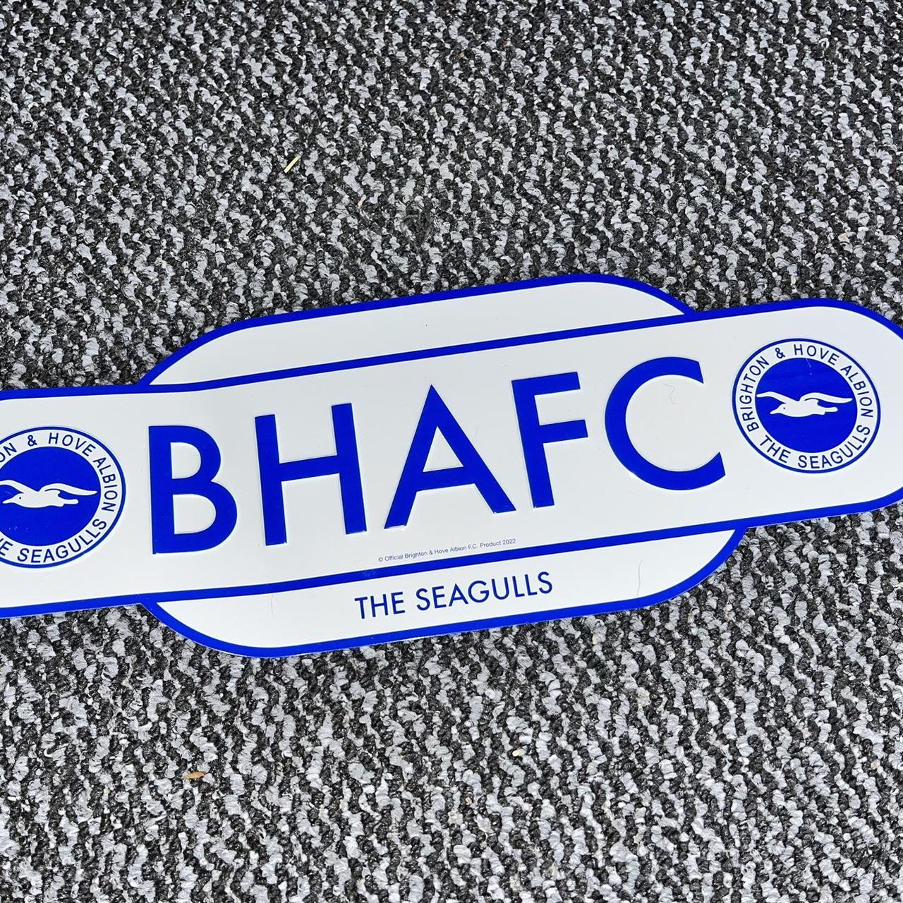 Brighton & Hove Albion Metal Sign #football #sports... - Depop