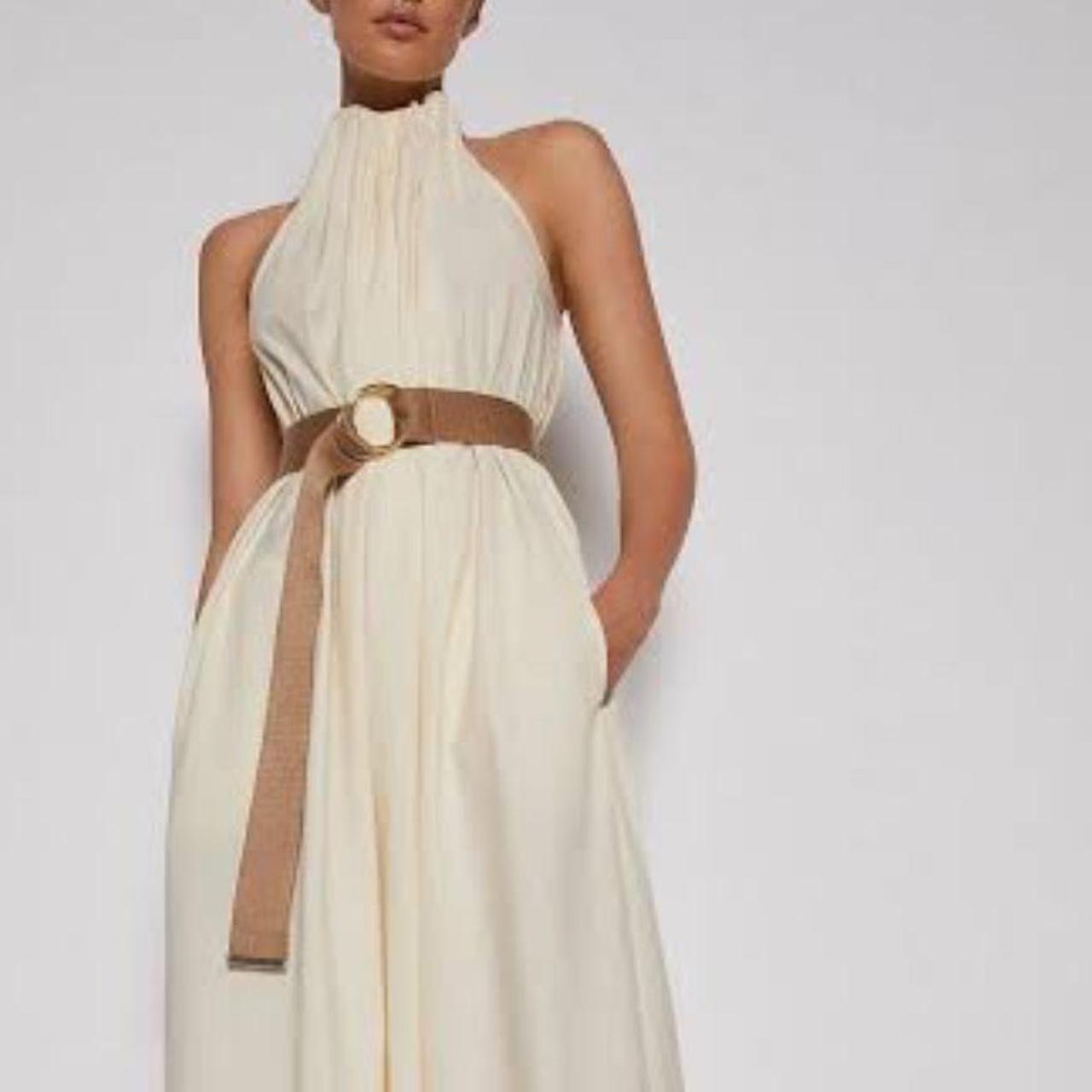 Scanlan Theodore Cotton Strapping Dress Size 8... - Depop