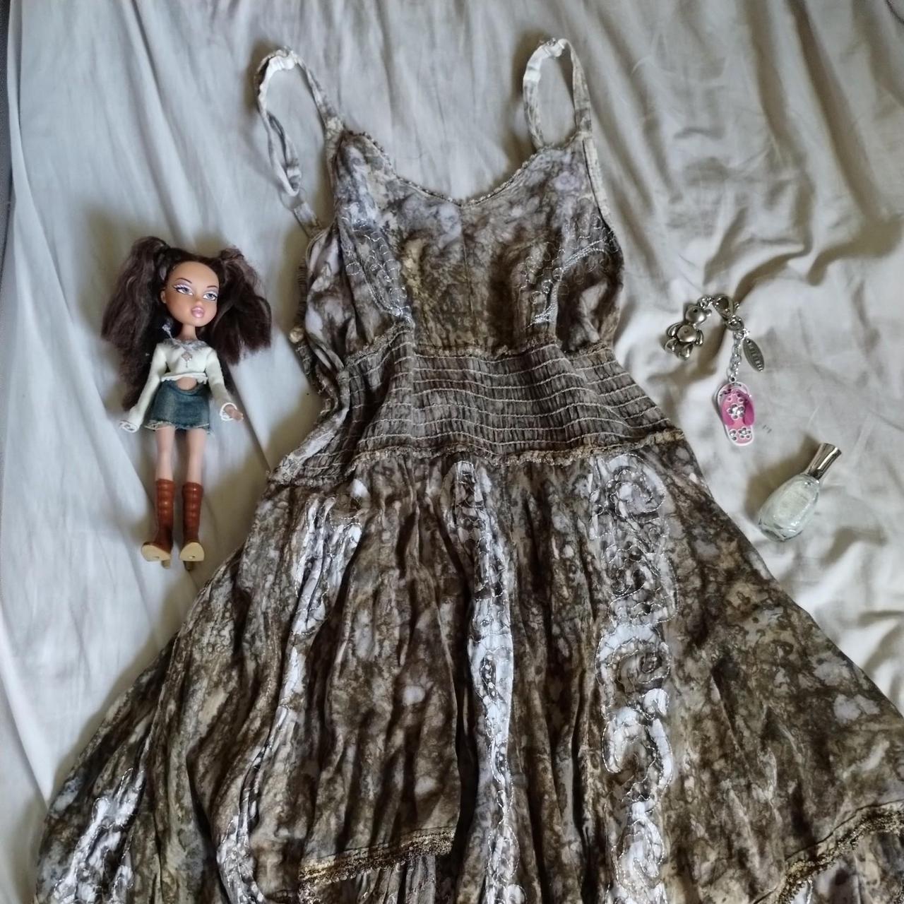 Y2K fairy , cyber , hippie , dress 🔍 asymmetrical,... | Depop