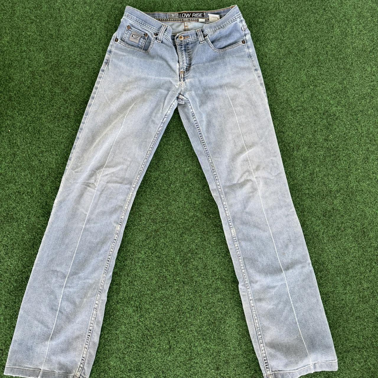 Cruel Girl Light washed jeans Skater jnco style... - Depop