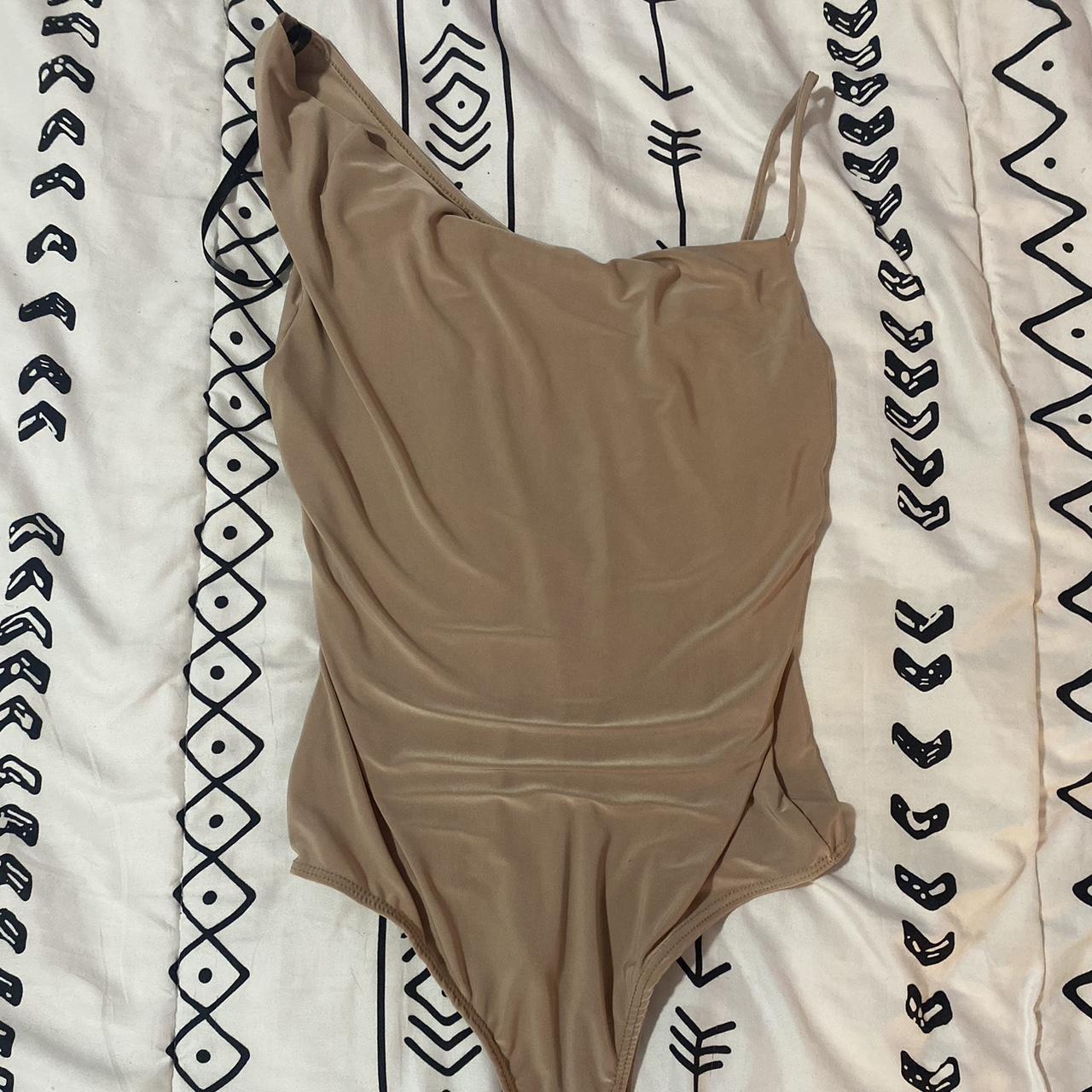 Super cute Body Suit Champagne color, it’s got a... - Depop