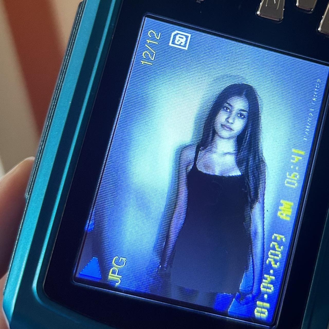 small polaroid blue digital camera! comes with... - Depop