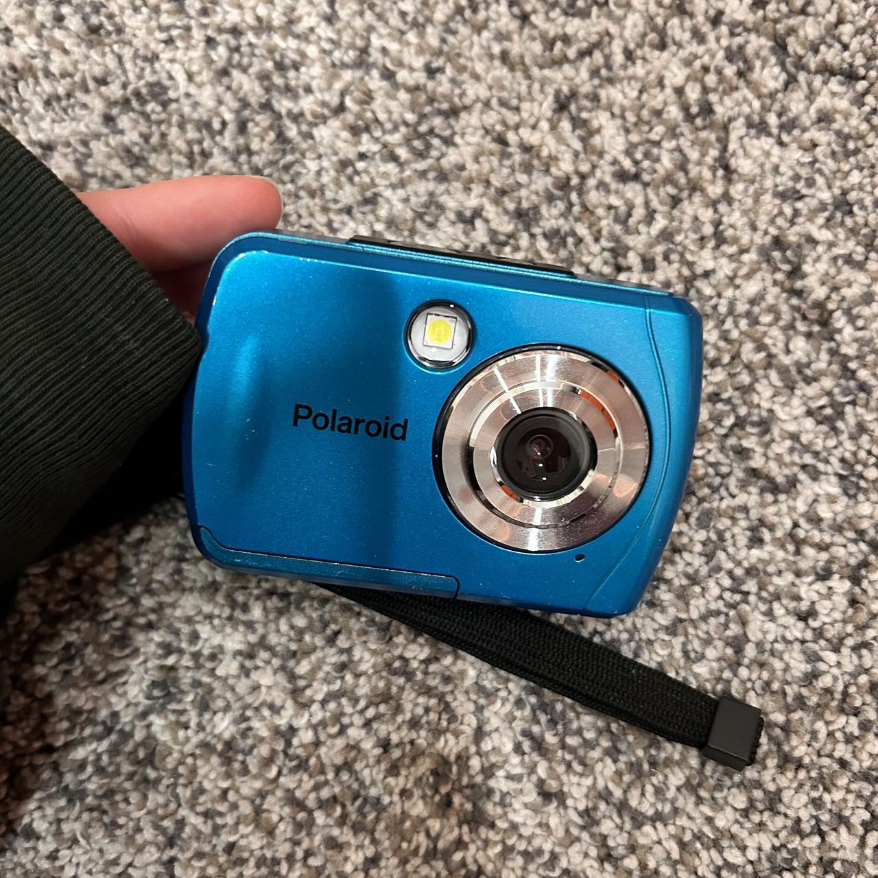 small polaroid blue digital camera! comes with... - Depop
