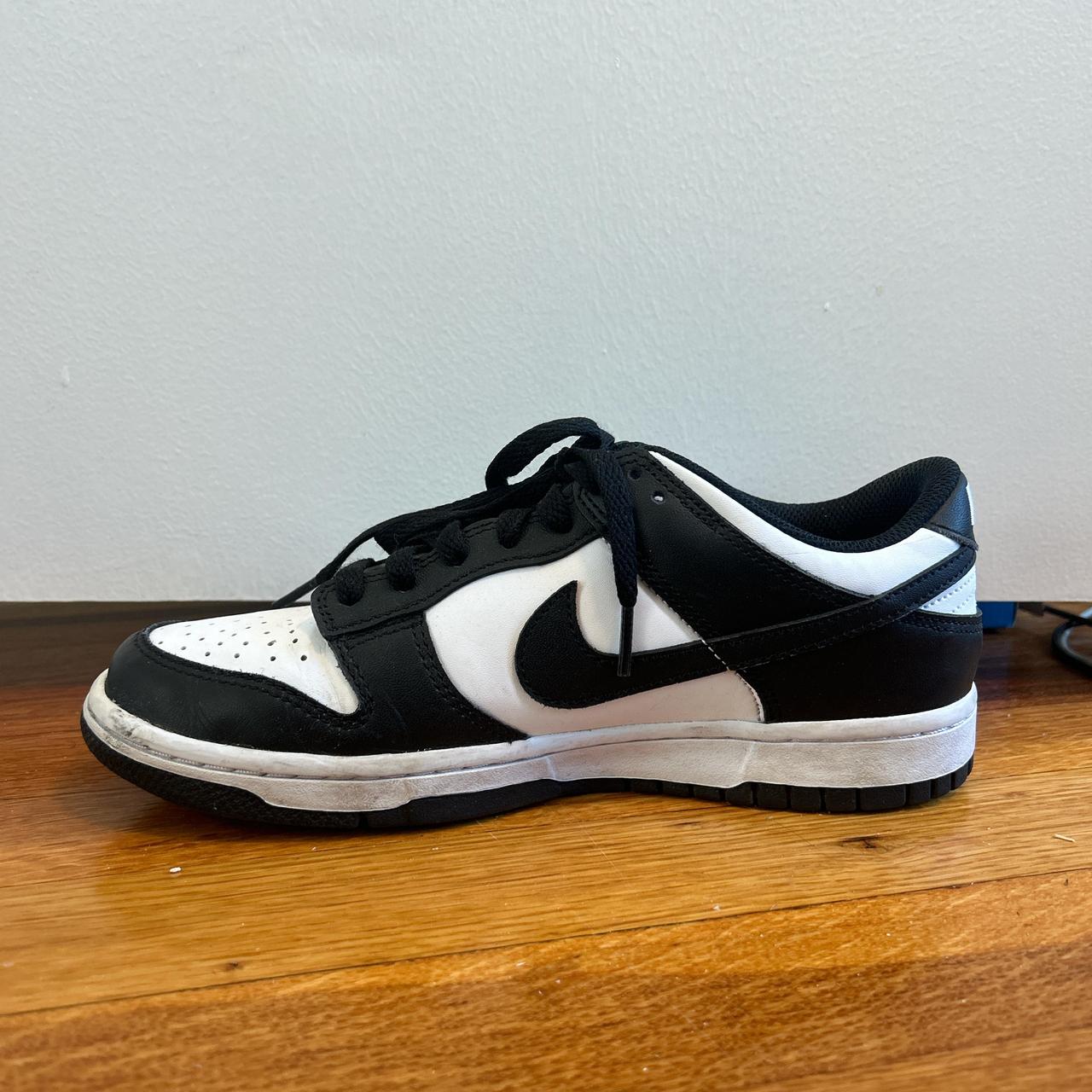 NIKE Panda Dunk Lows lightly worn size US 7 boys - Depop