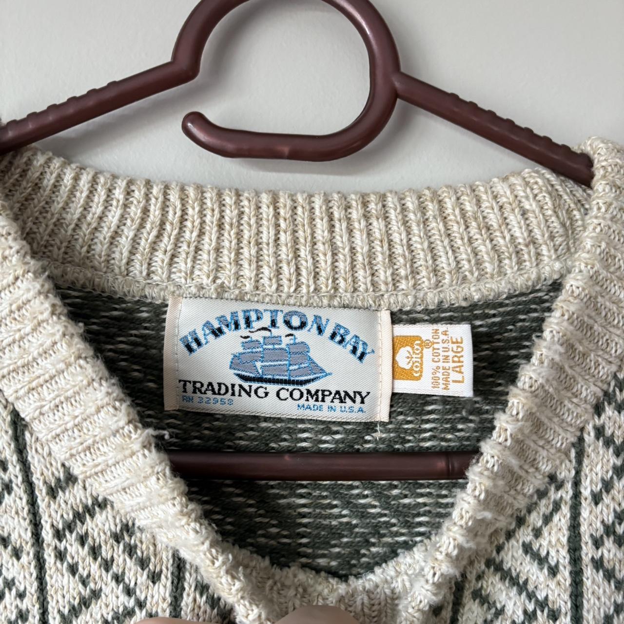 Vintage 80s 90s Hampton Bay Trading Company Cotton... - Depop