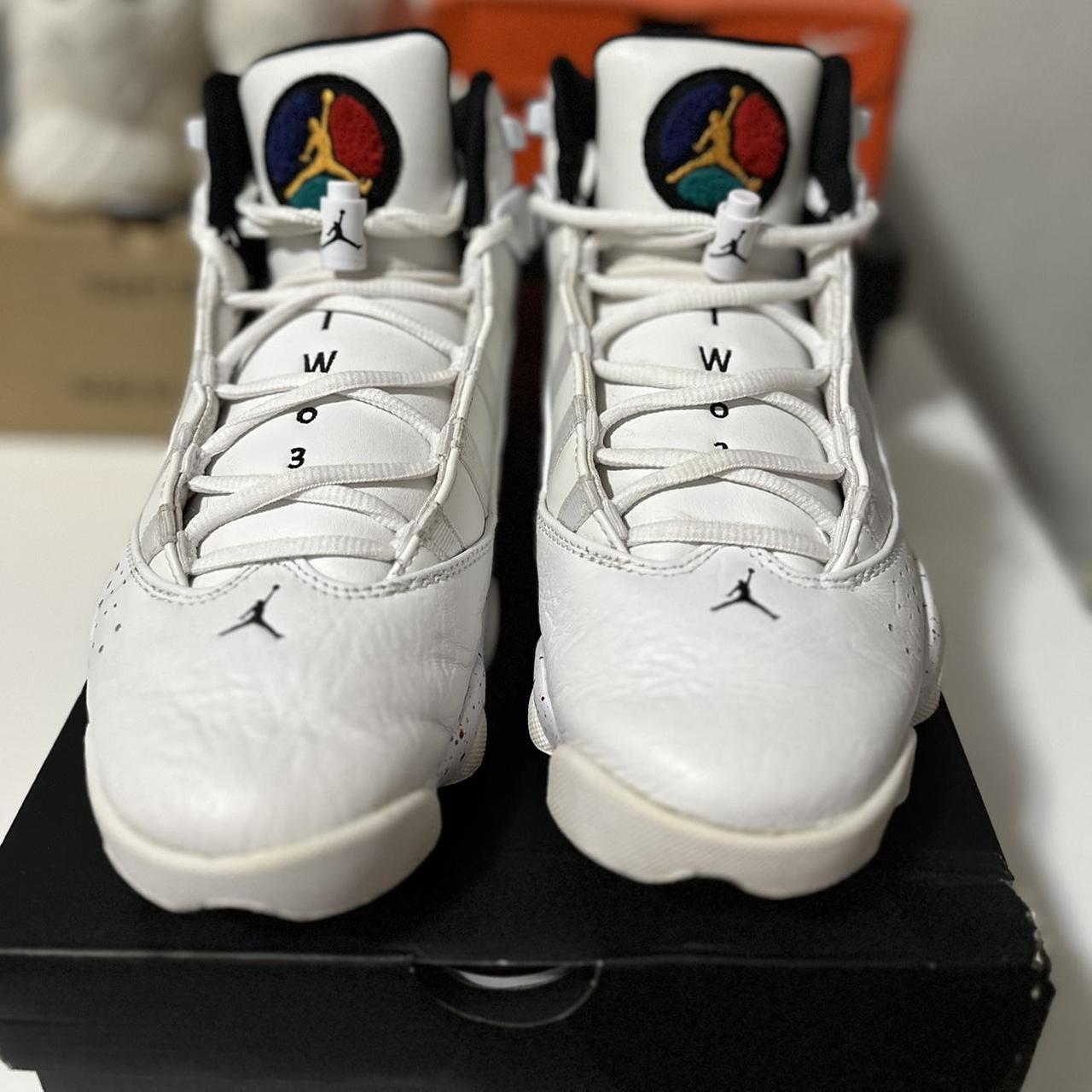 The Air Jordan 6 Rings Confetti, also known as the... - Depop