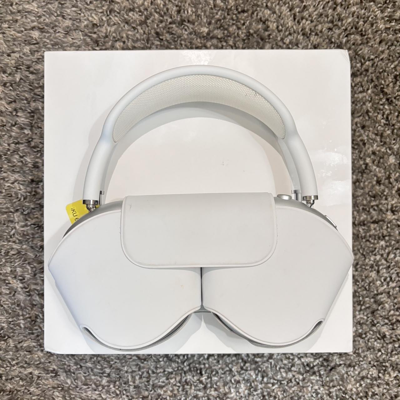 AirPod pro maxes. worn once, still has has box and... - Depop