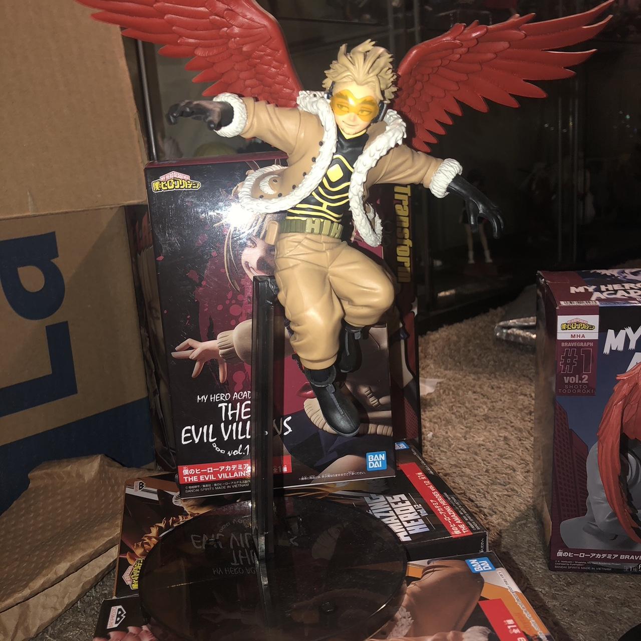 Hawks figure my hero academia I do have the box let... | Depop
