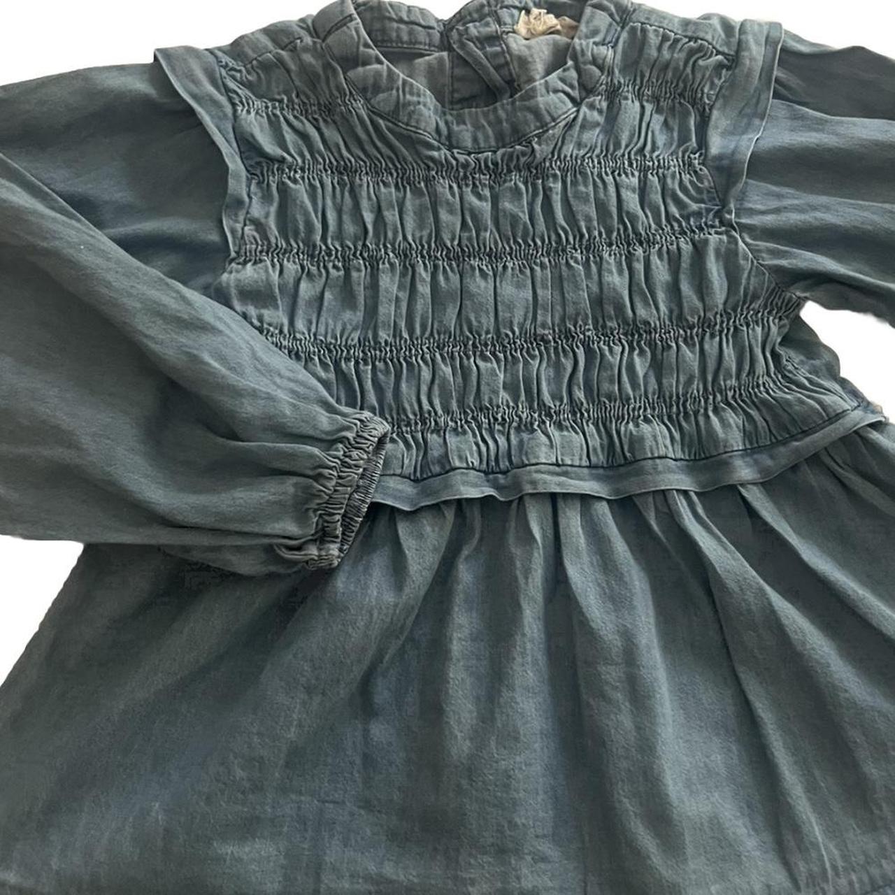 Kids girls Jessica Simpson size 5 long sleeve smock... - Depop