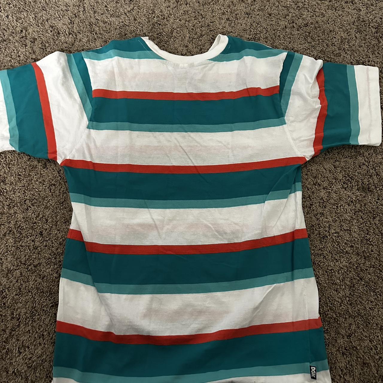 🎃 DGK STRIPED TEE SIZE M BRAND NEW - Depop
