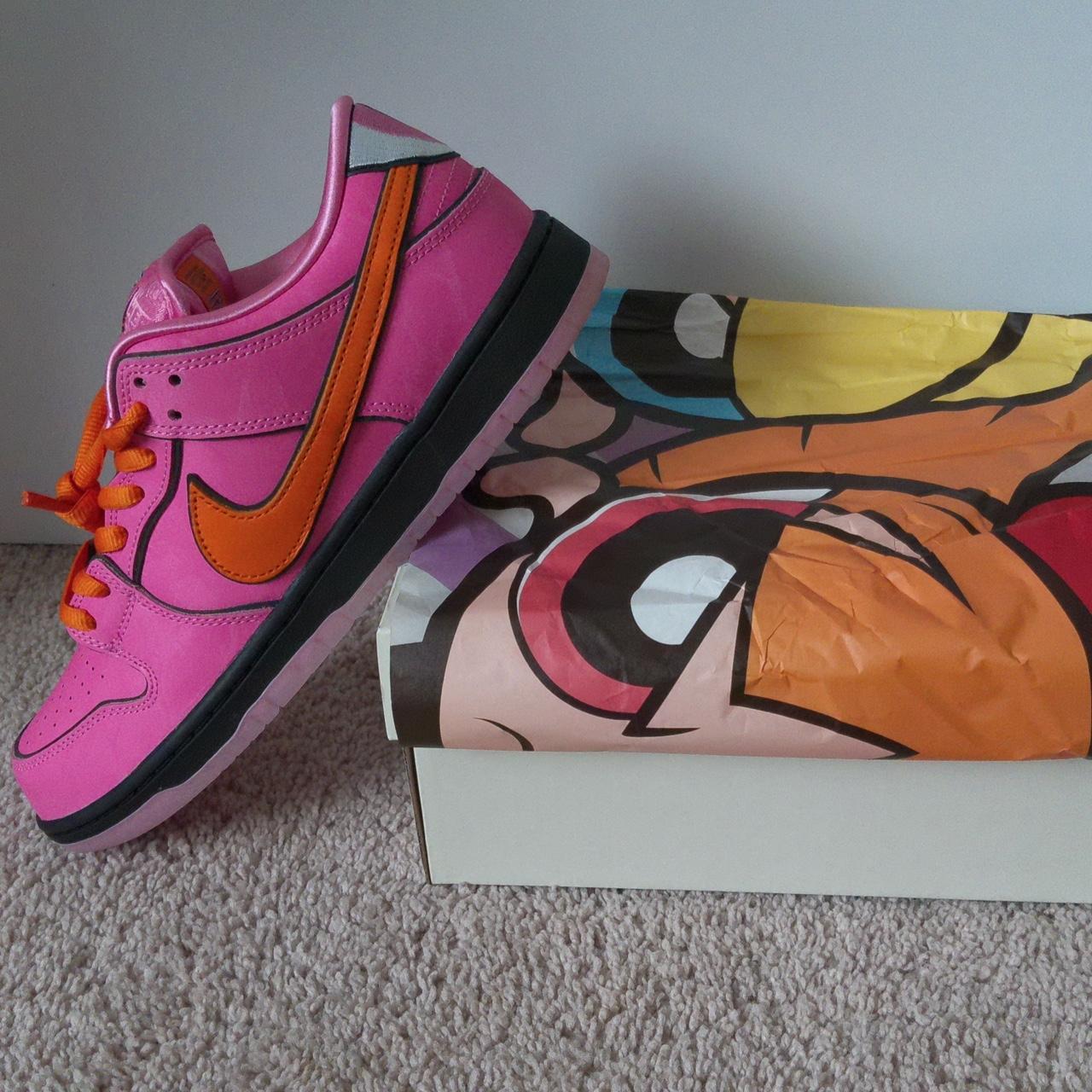 Nike dunk low sb power puff girls collab Blossom... - Depop