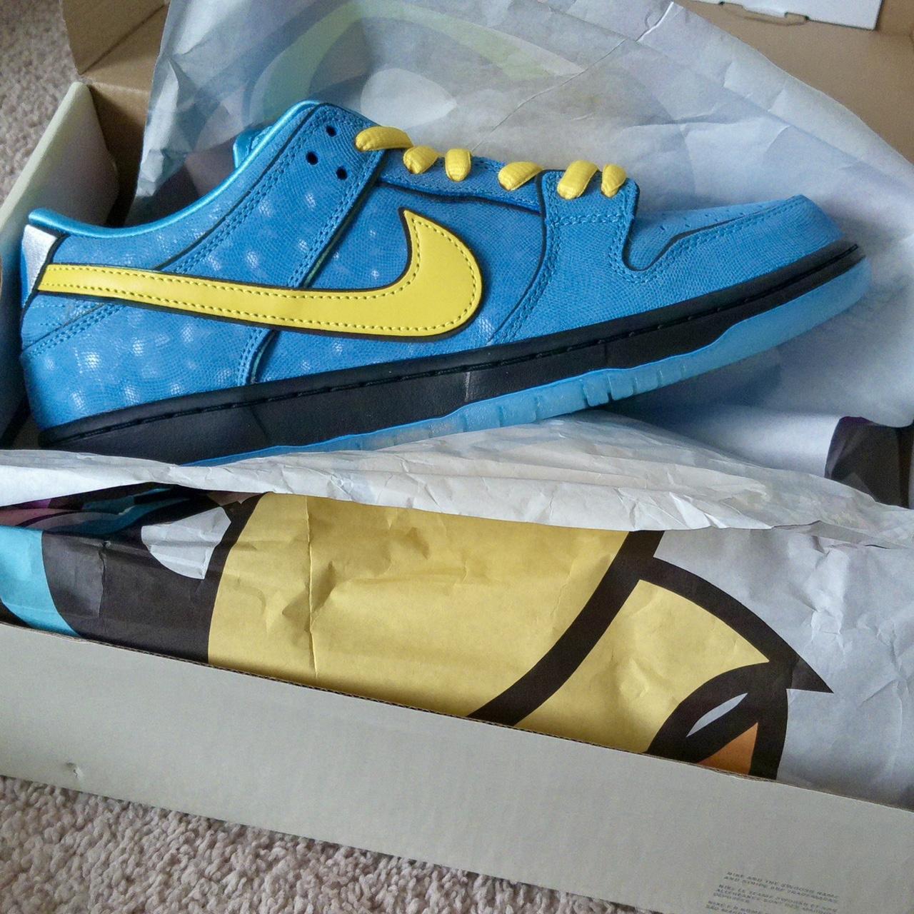 Nike dunk low sb power puff collab bubbles Brand... - Depop